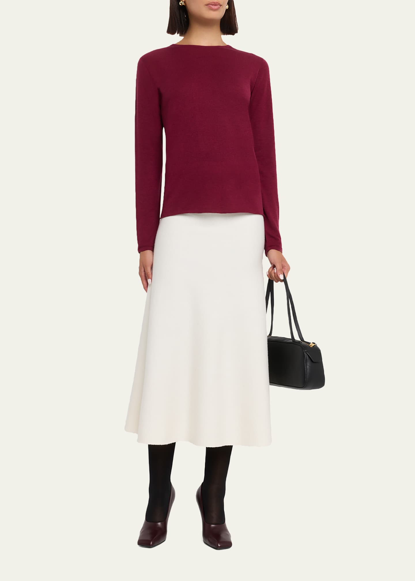 Majestic Filatures Machine Washable Cashmere Scoop-Neck Pullover ...