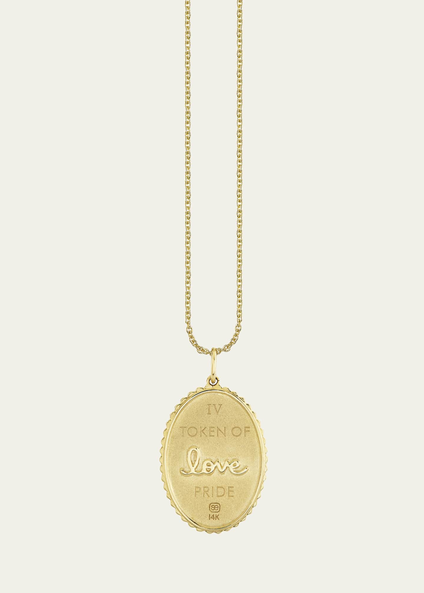 Sydney Evan 14K Gold Diamond Birth Flower Charm Necklace, April ...