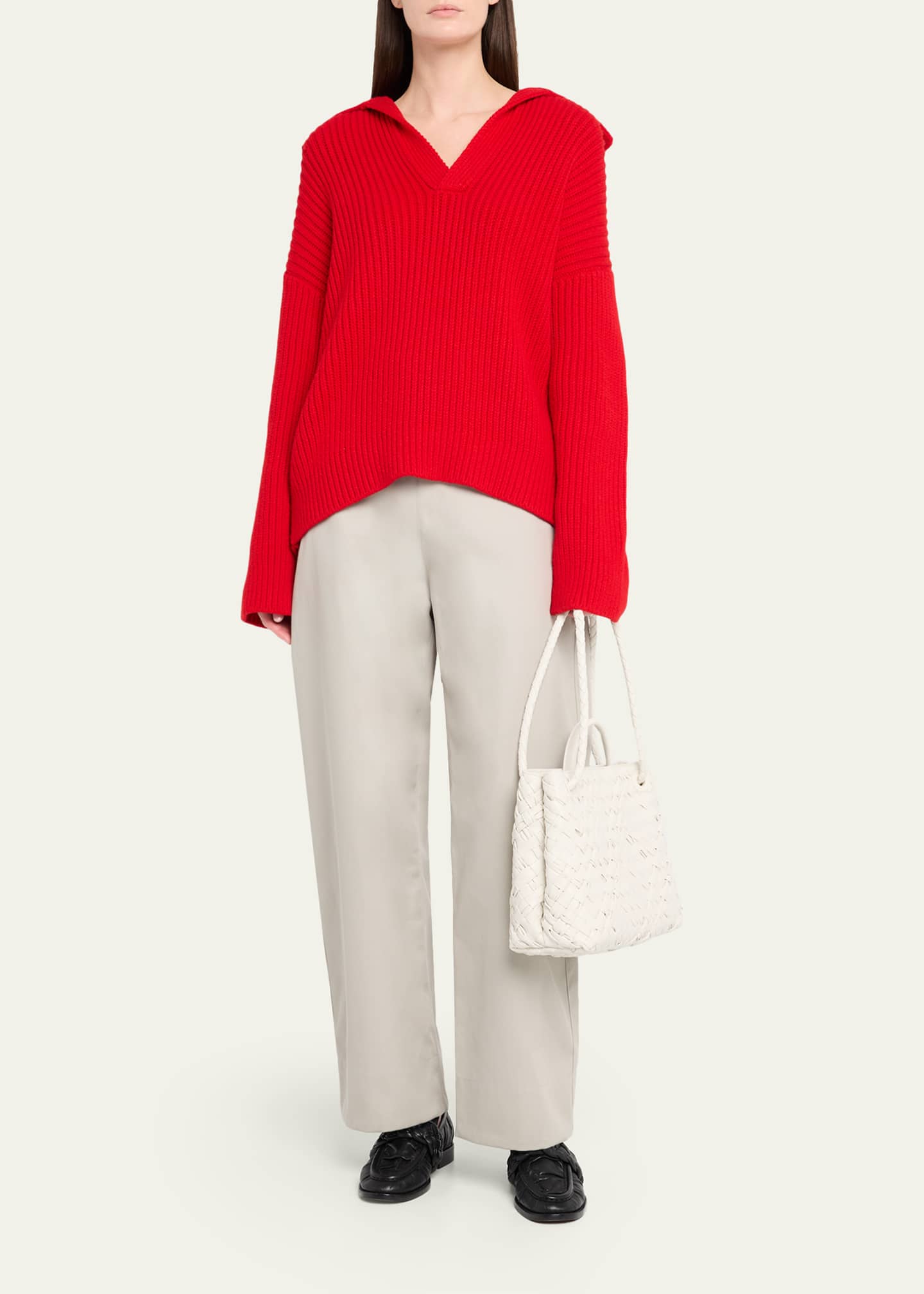 Bottega Veneta Small Andiamo Intrecciato Leather Top-Handle Bag ...
