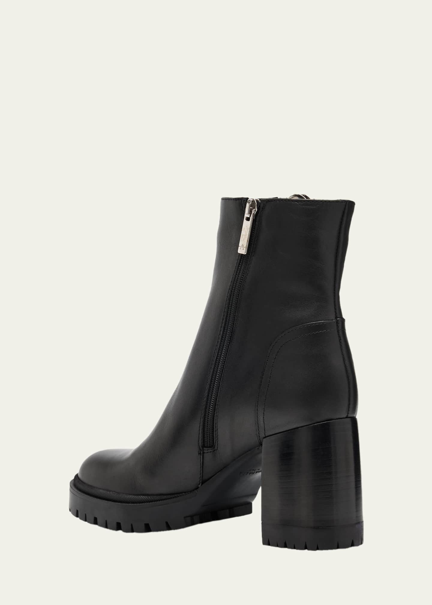 Aquatalia Emma Water-Resistant Leather Ankle Boots - Bergdorf Goodman