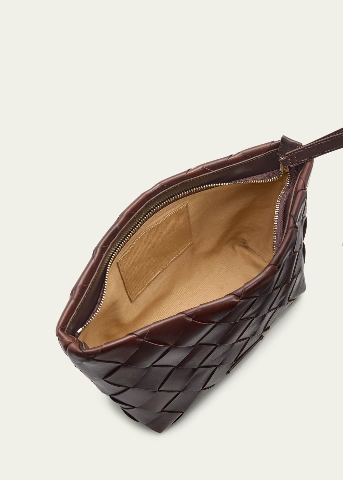 Loeffler Randall Melina Woven Leather Clutch - Bergdorf Goodman