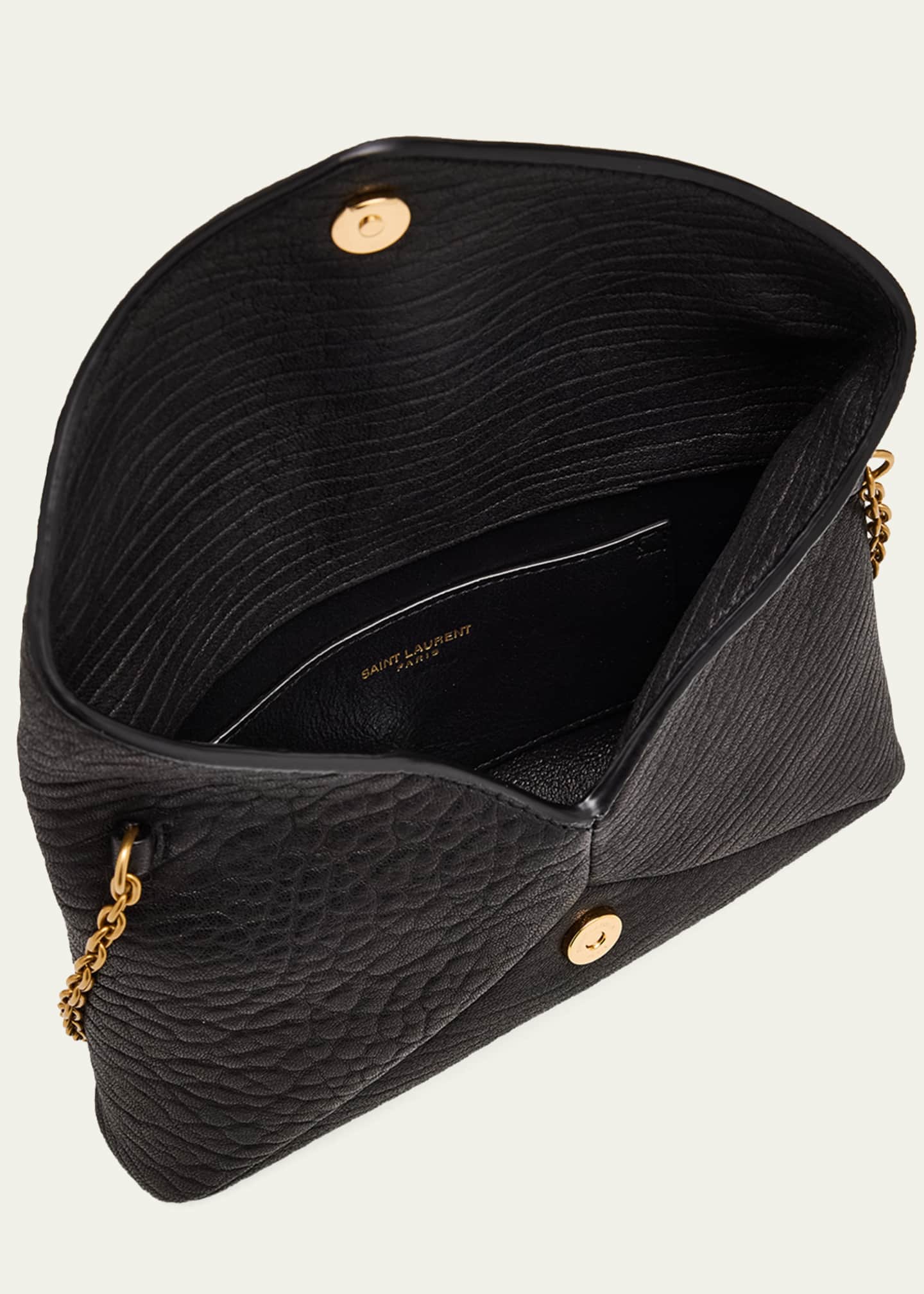 Saint Laurent YSL Envelope Bag on Chain in Lambskin Leather - Bergdorf ...
