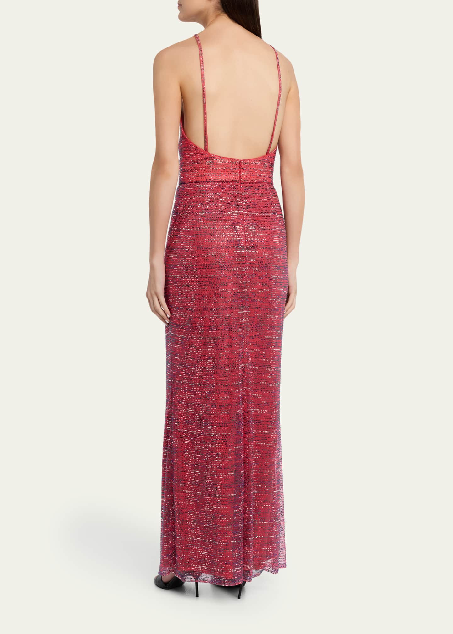 Giorgio Armani Backless Rhinestone Maxi Dress - Bergdorf Goodman