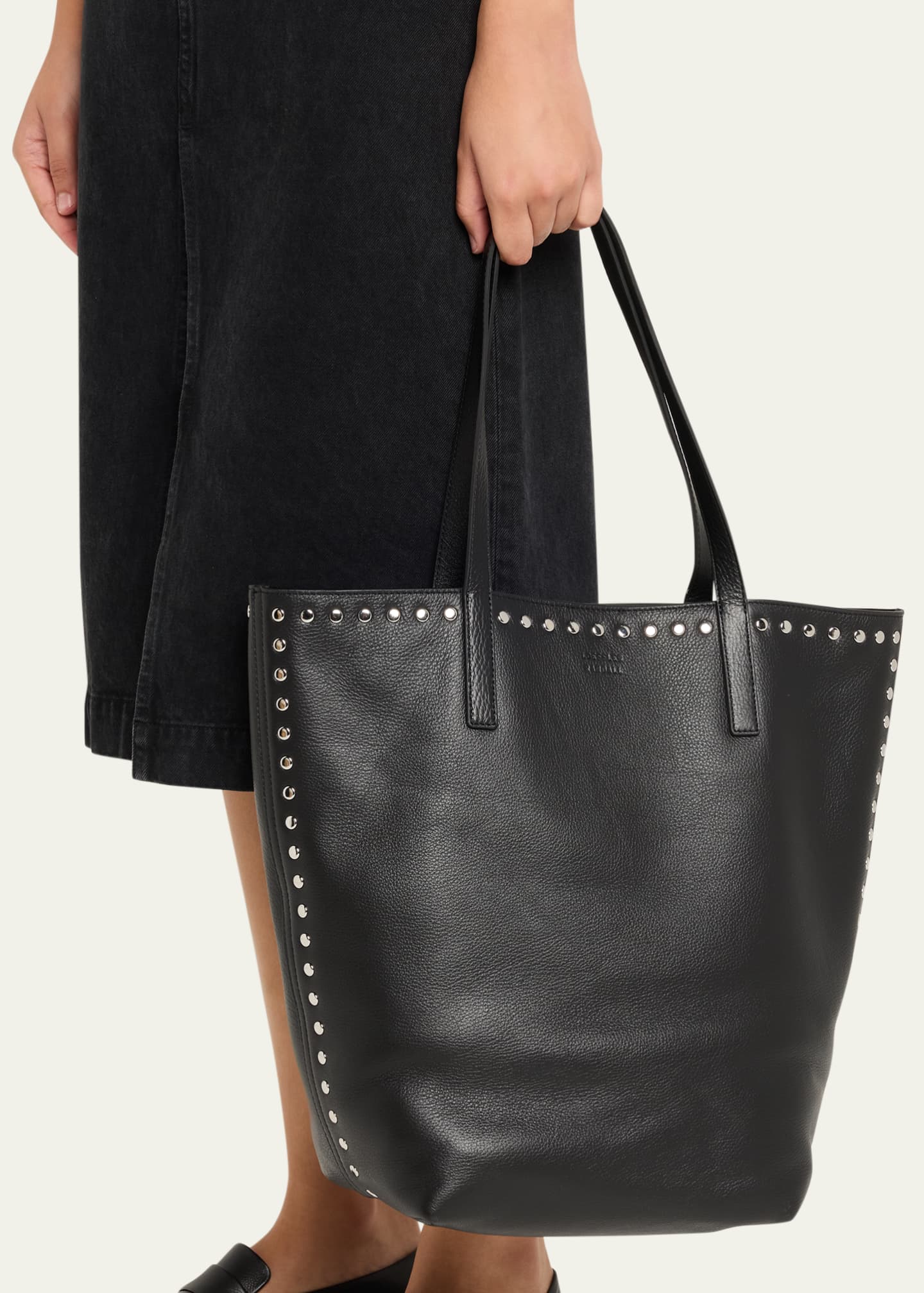 Loeffler Randall Walker Studded Leather Tote Bag - Bergdorf Goodman