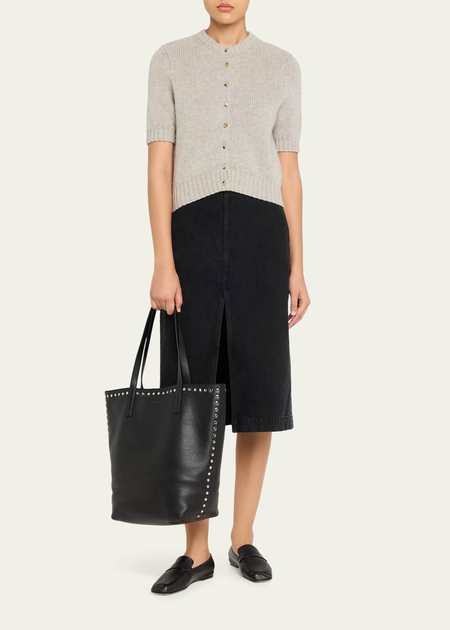 Loeffler Randall Walker Studded Leather Tote Bag - Bergdorf Goodman