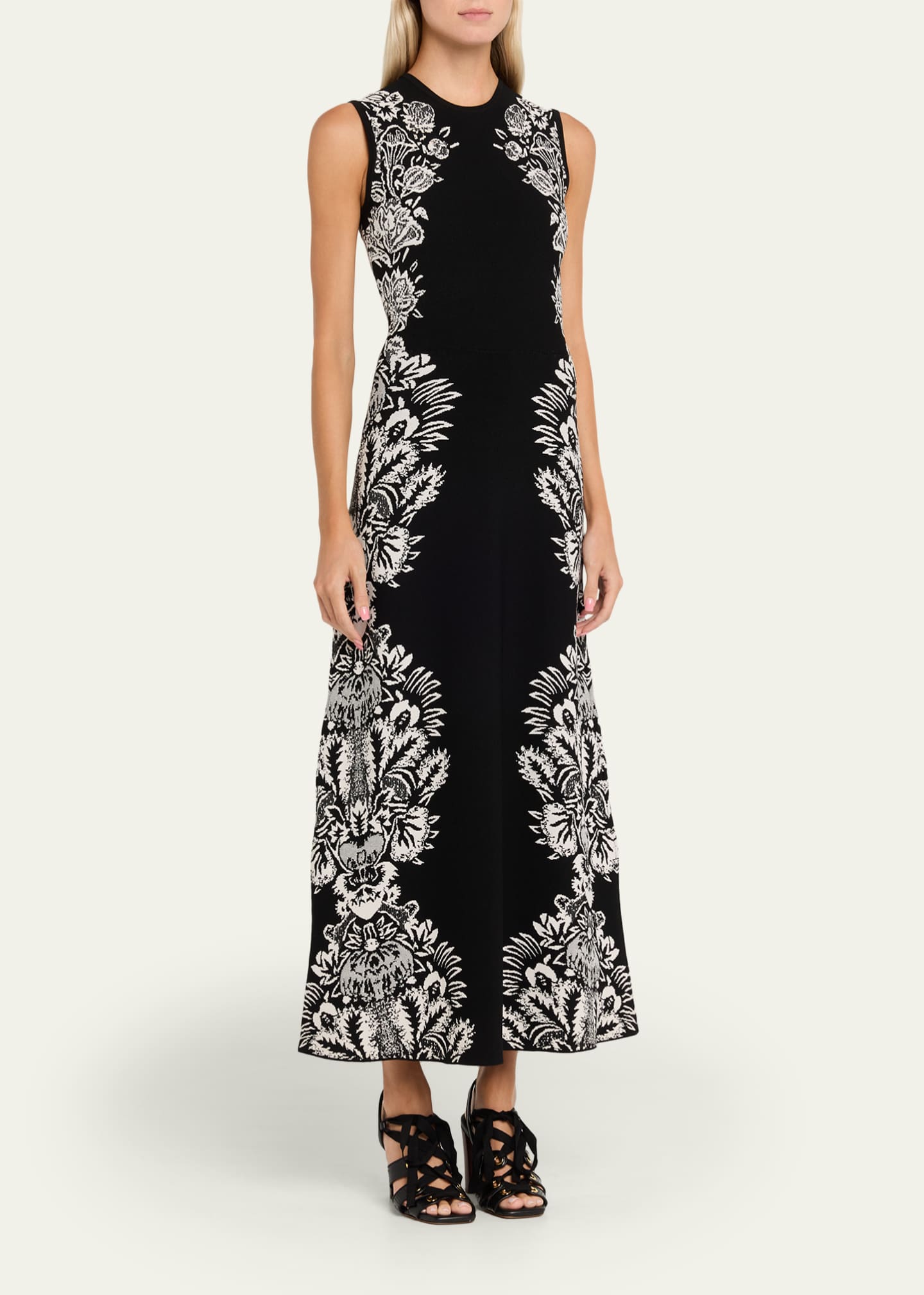 Ulla Johnson Liana Sleeveless Jacquard Maxi Dress - Bergdorf Goodman