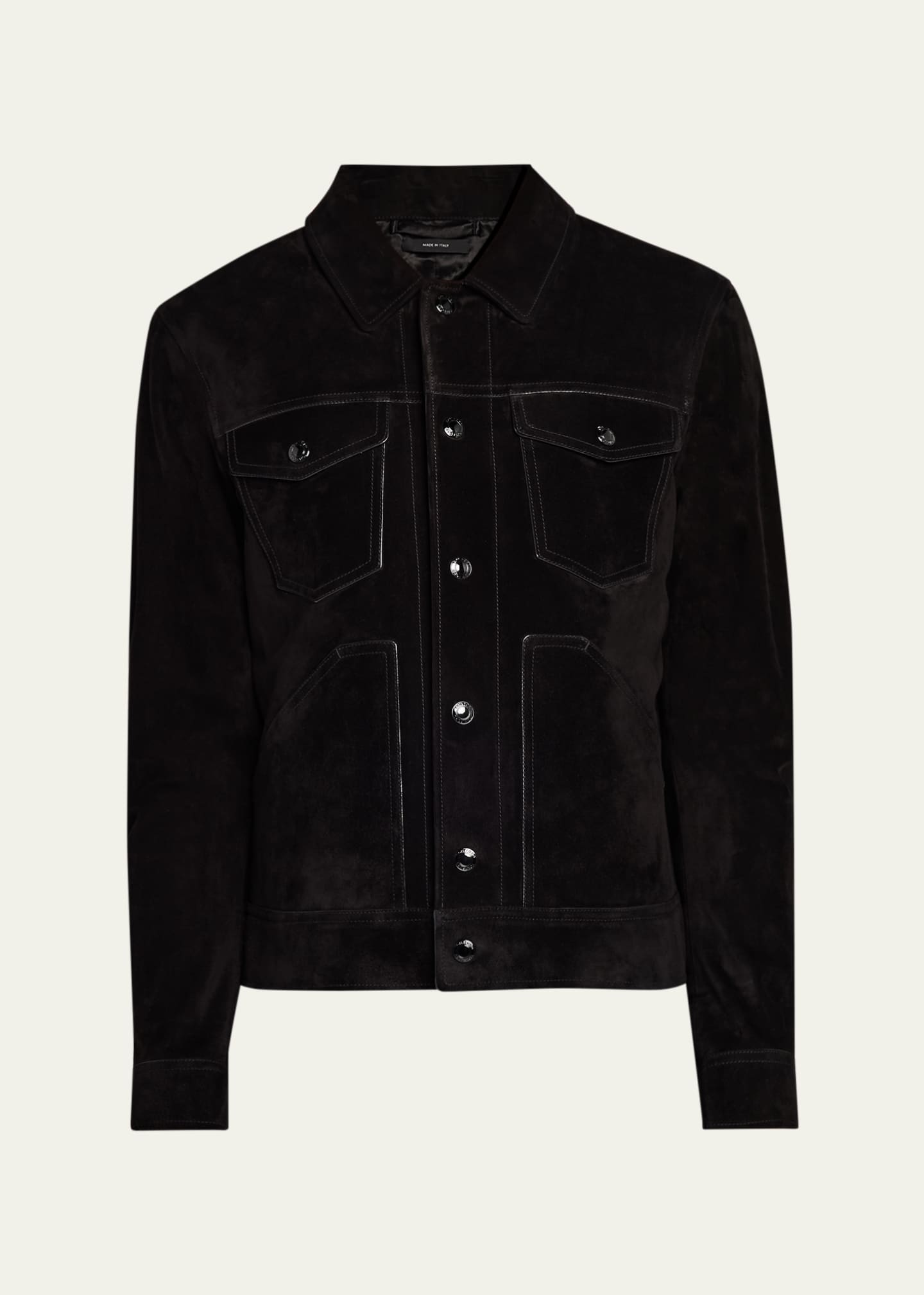 TOM FORD Men's Cashmere Suede Jacket - Bergdorf Goodman