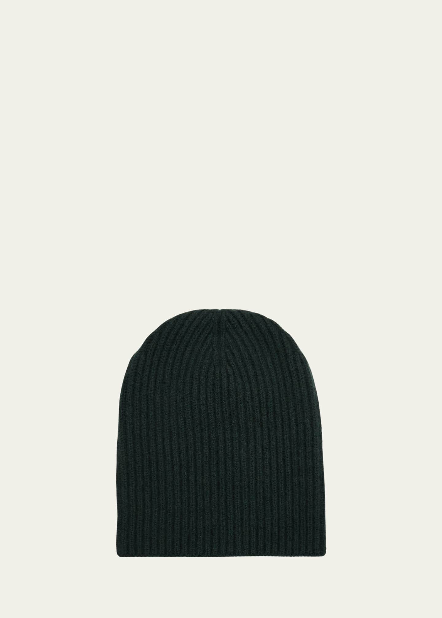Loro Piana Men's Ribbed Cashmere and Silk Beanie Hat - Bergdorf Goodman