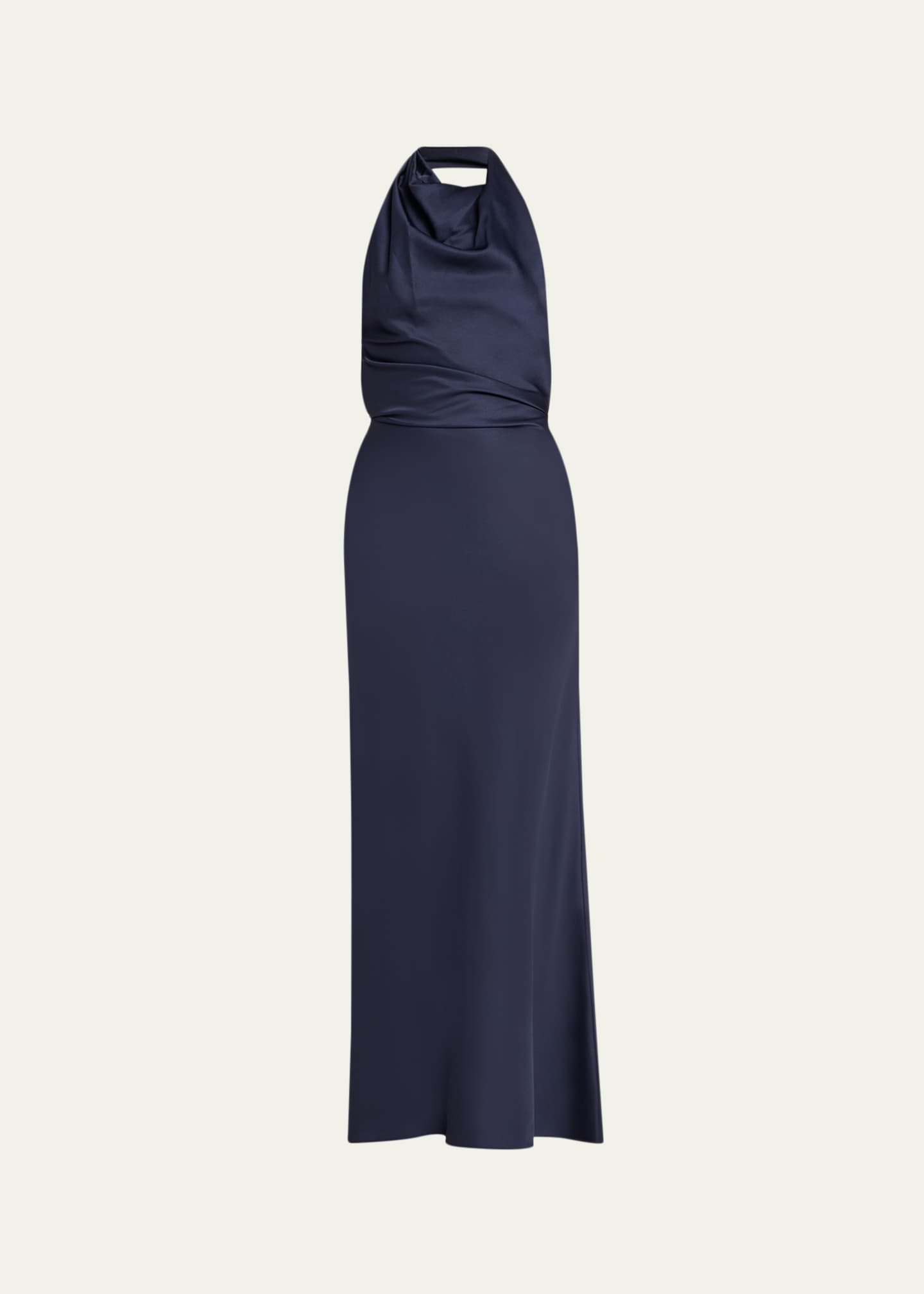 SIMKHAI Reannon Draped Satin Gown - Bergdorf Goodman