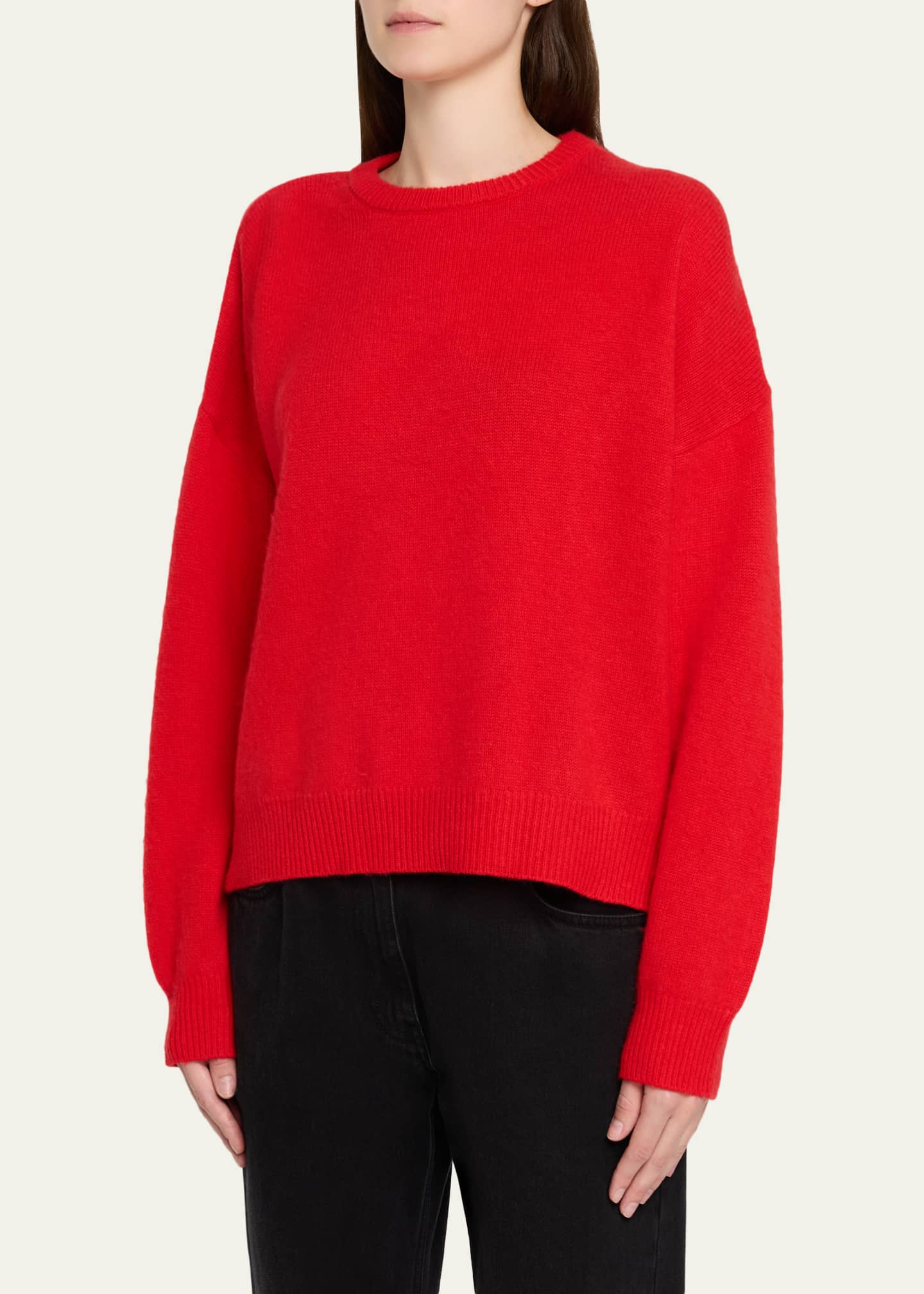 Majestic Filatures Crewneck Wool-Cashmere Sweater - Bergdorf Goodman