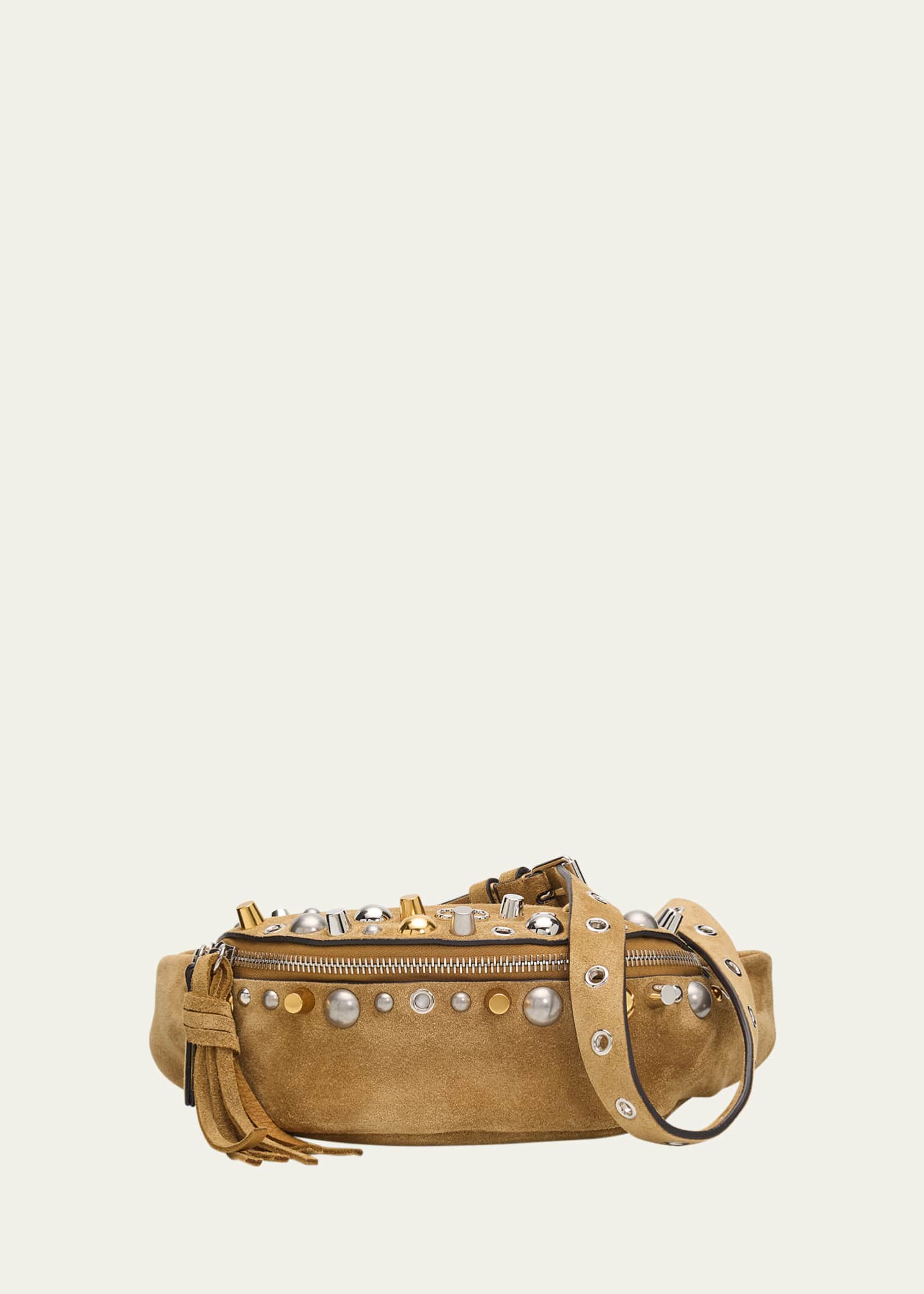 Valentino Garavani Men's Nellcote Suede Belt Bag - Bergdorf Goodman