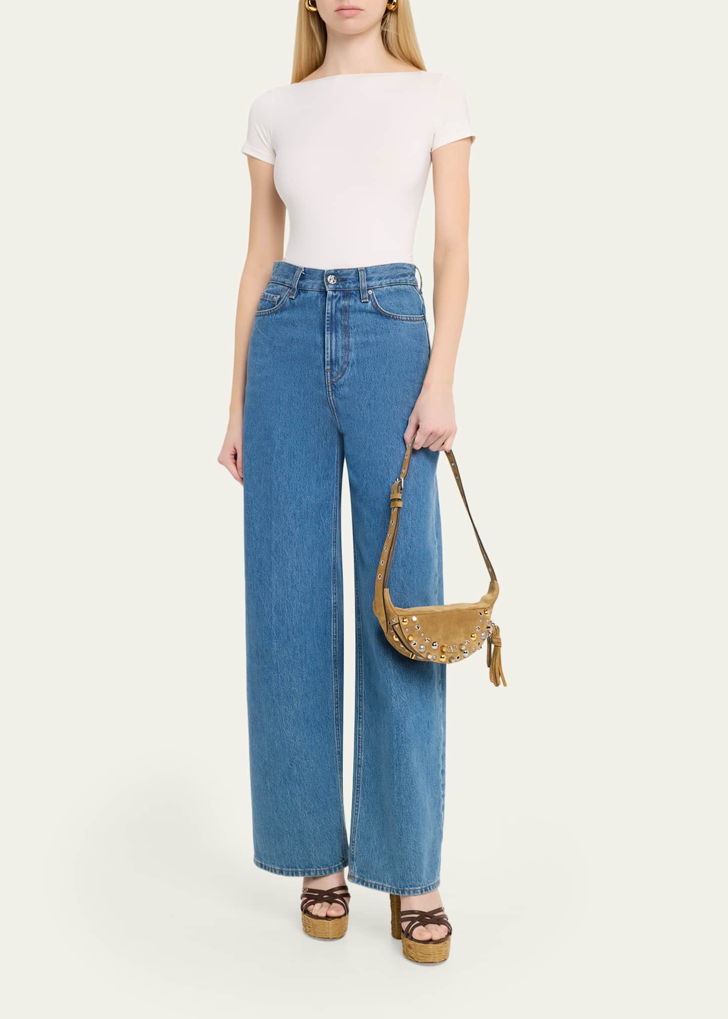 Valentino Garavani Men's Nellcote Suede Belt Bag - Bergdorf Goodman