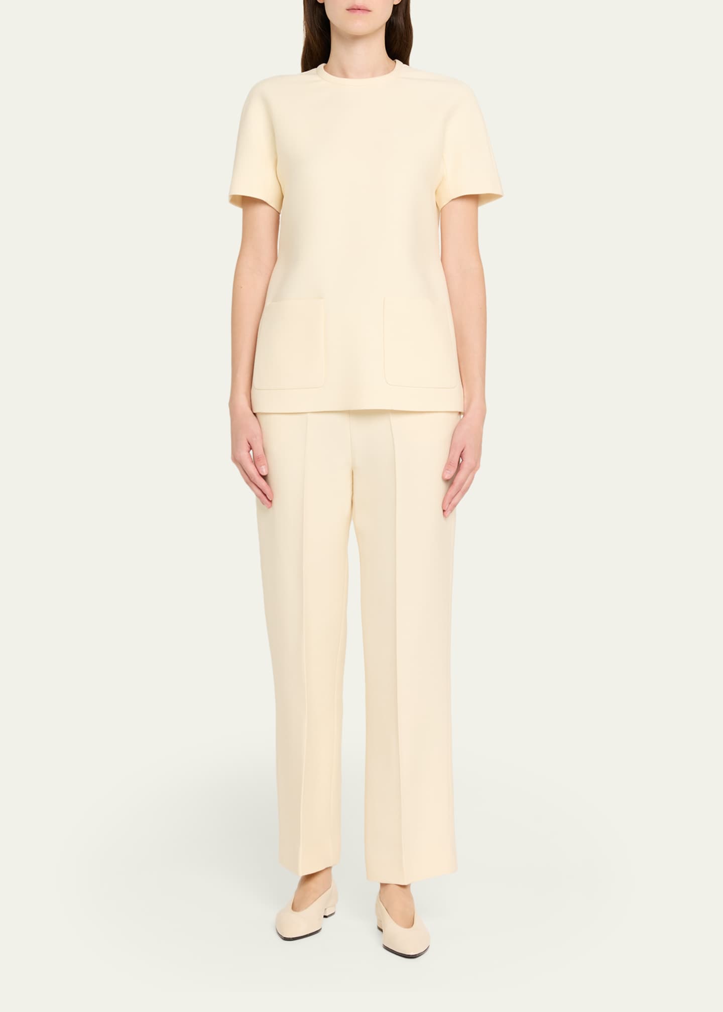 Loro Piana Mitch Wool-Silk Trousers - Bergdorf Goodman