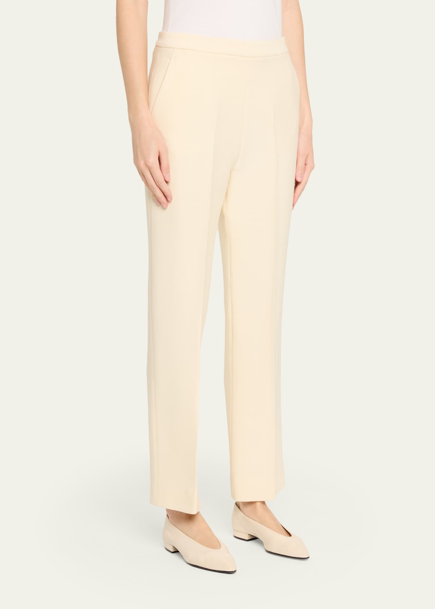 Loro Piana Mitch Wool-Silk Trousers - Bergdorf Goodman