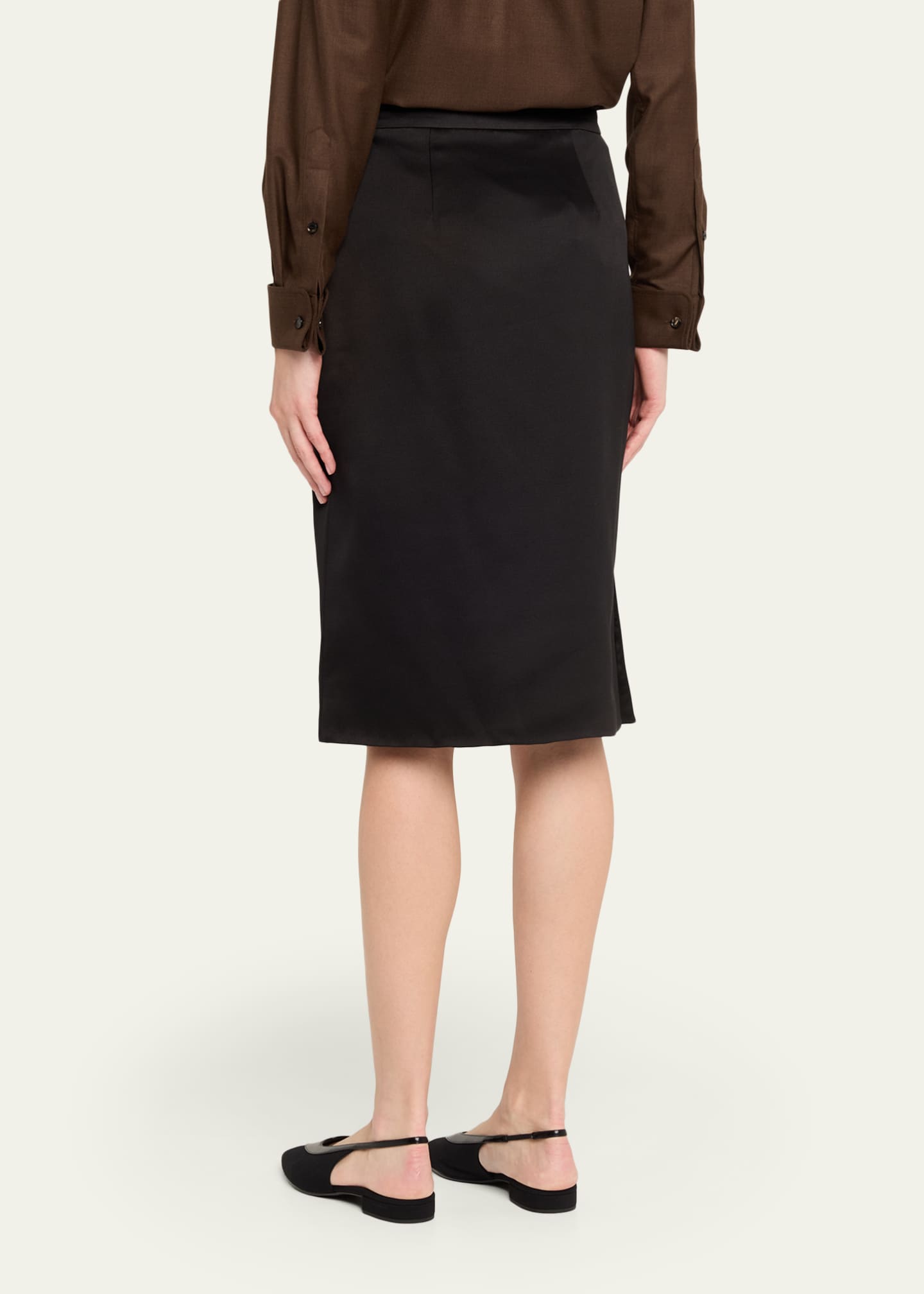 Loro Piana Tessa Wool-Silk Skirt - Bergdorf Goodman