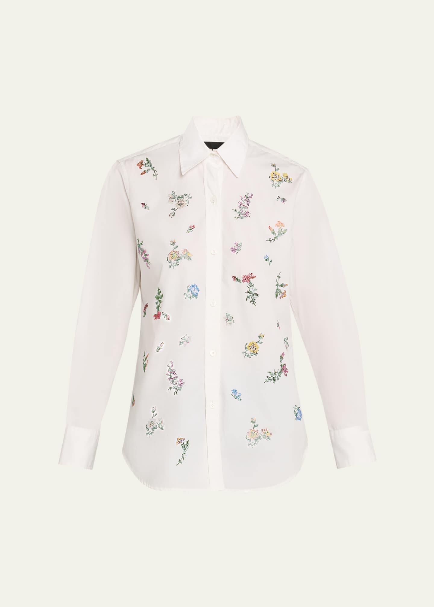 Libertine Joy And Mirth Embellished New Classic Shirt - Bergdorf Goodman