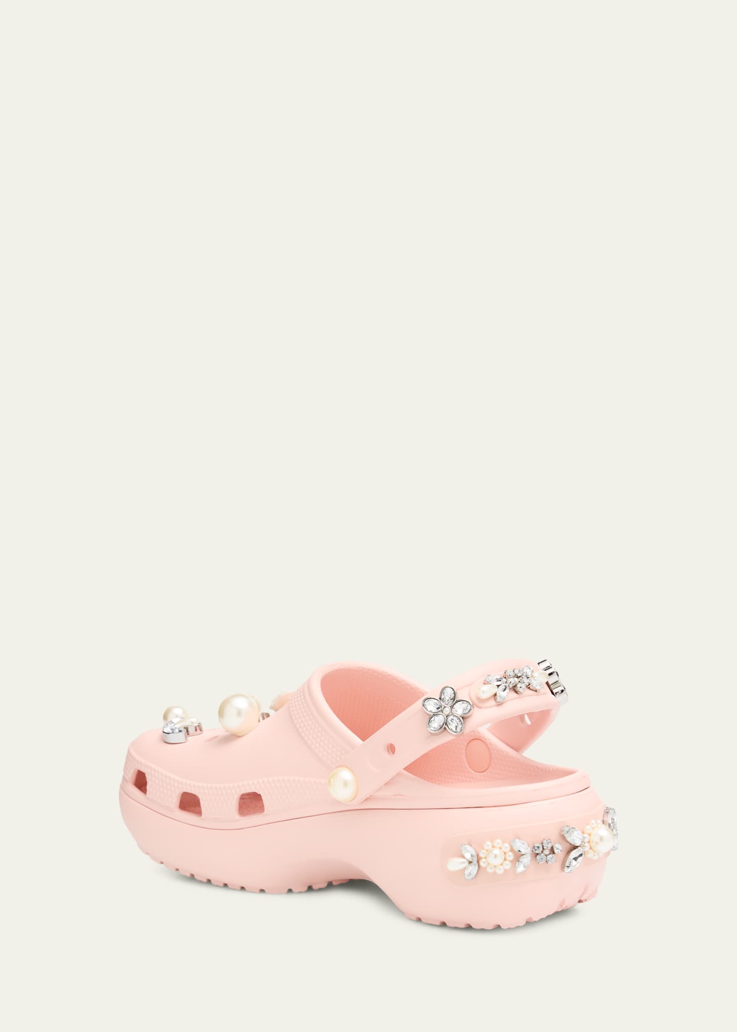 Simone Rocha x Crocs Embellished Classic Platform Clogs - Bergdorf Goodman