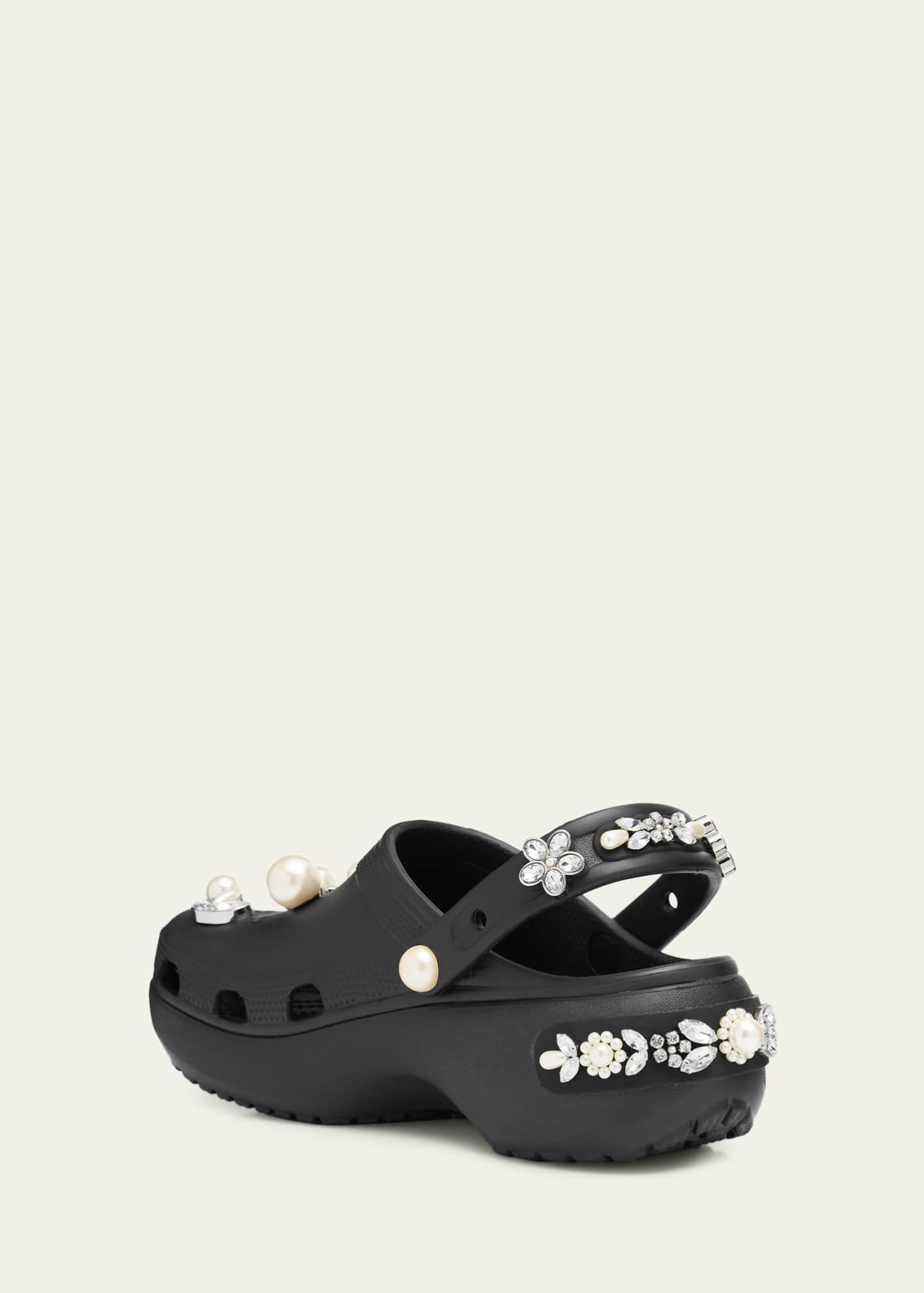 Simone Rocha x Crocs Embellished Classic Platform Clogs - Bergdorf Goodman