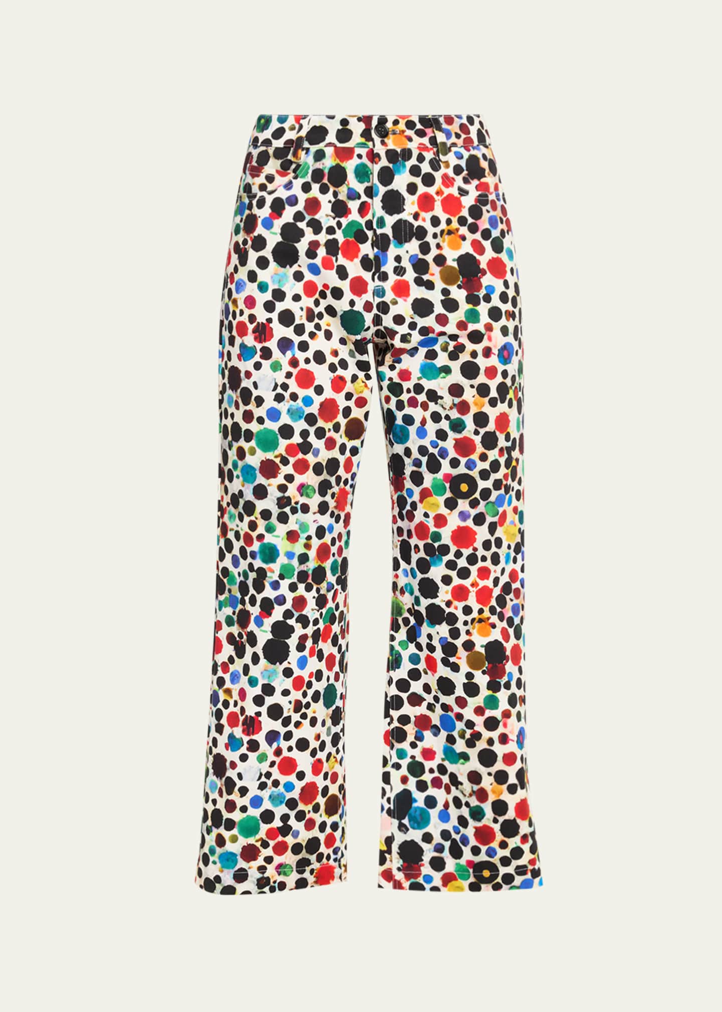 Libertine Orpheus Spotted Wide-Leg Crop Pants - Bergdorf Goodman
