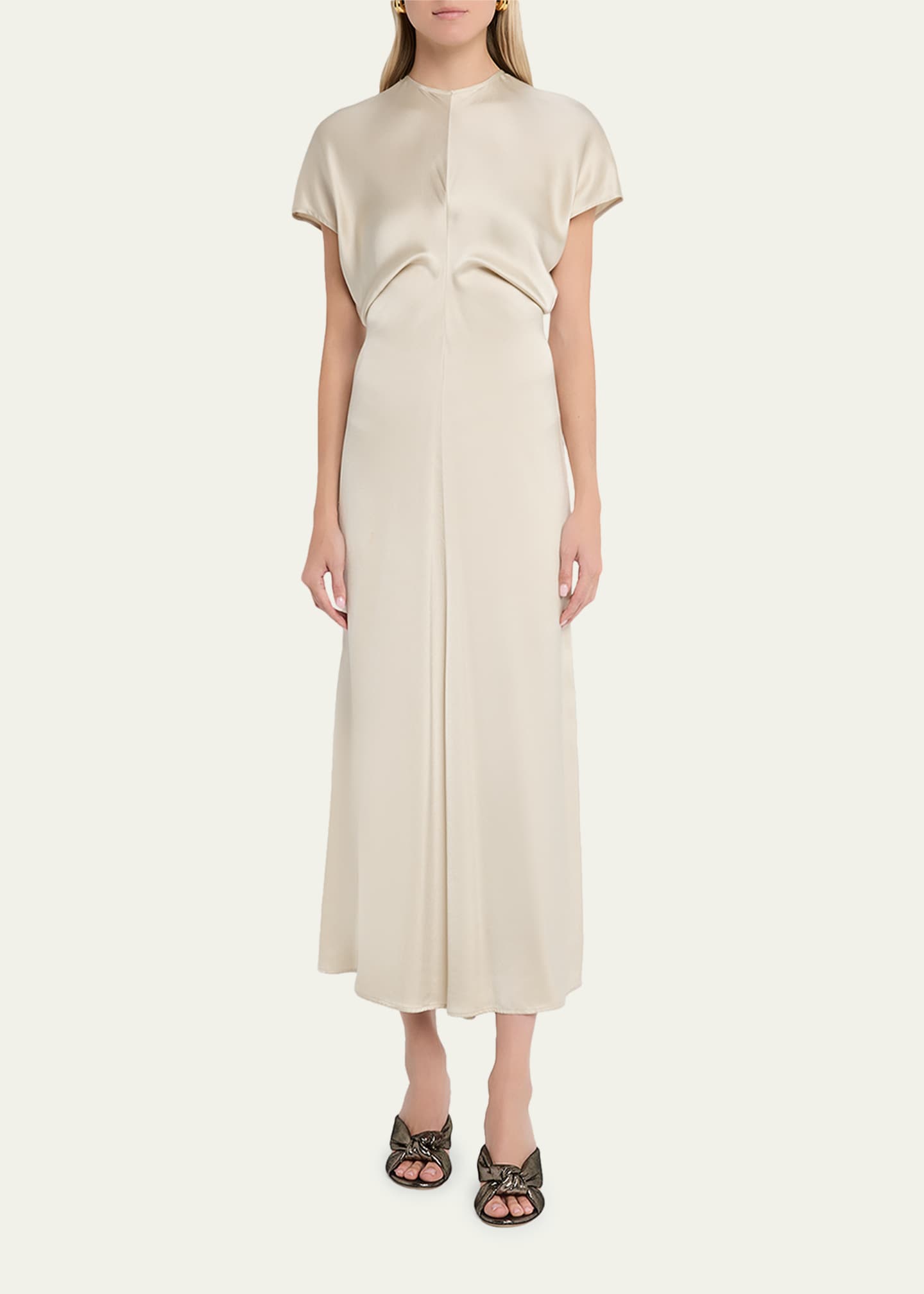 Stuart Weitzman 75mm Soplaya Leather Noir Mule Sandals - Bergdorf Goodman