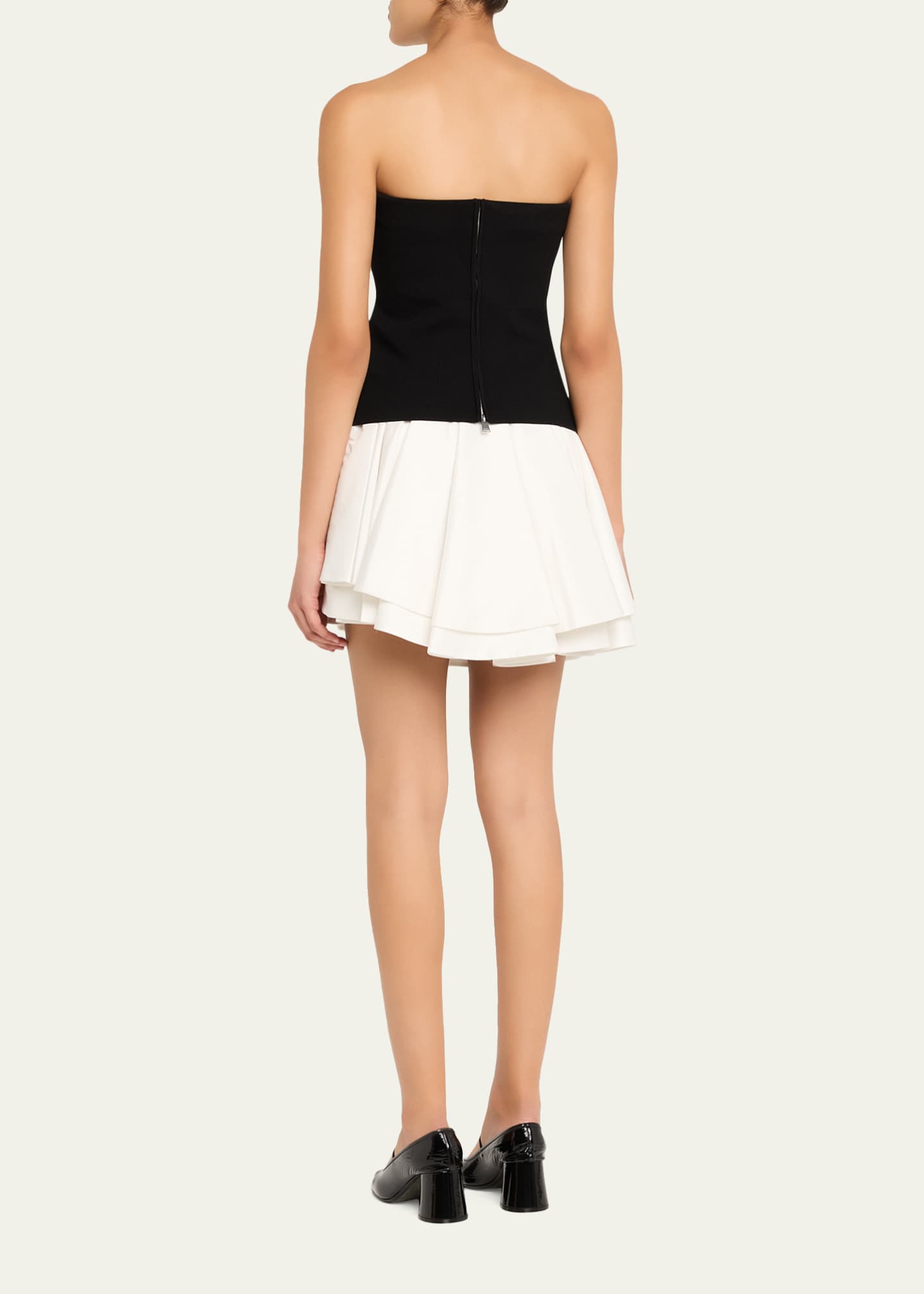 SIMKHAI Isabelle Strapless Drop-Waist Mini Dress - Bergdorf Goodman