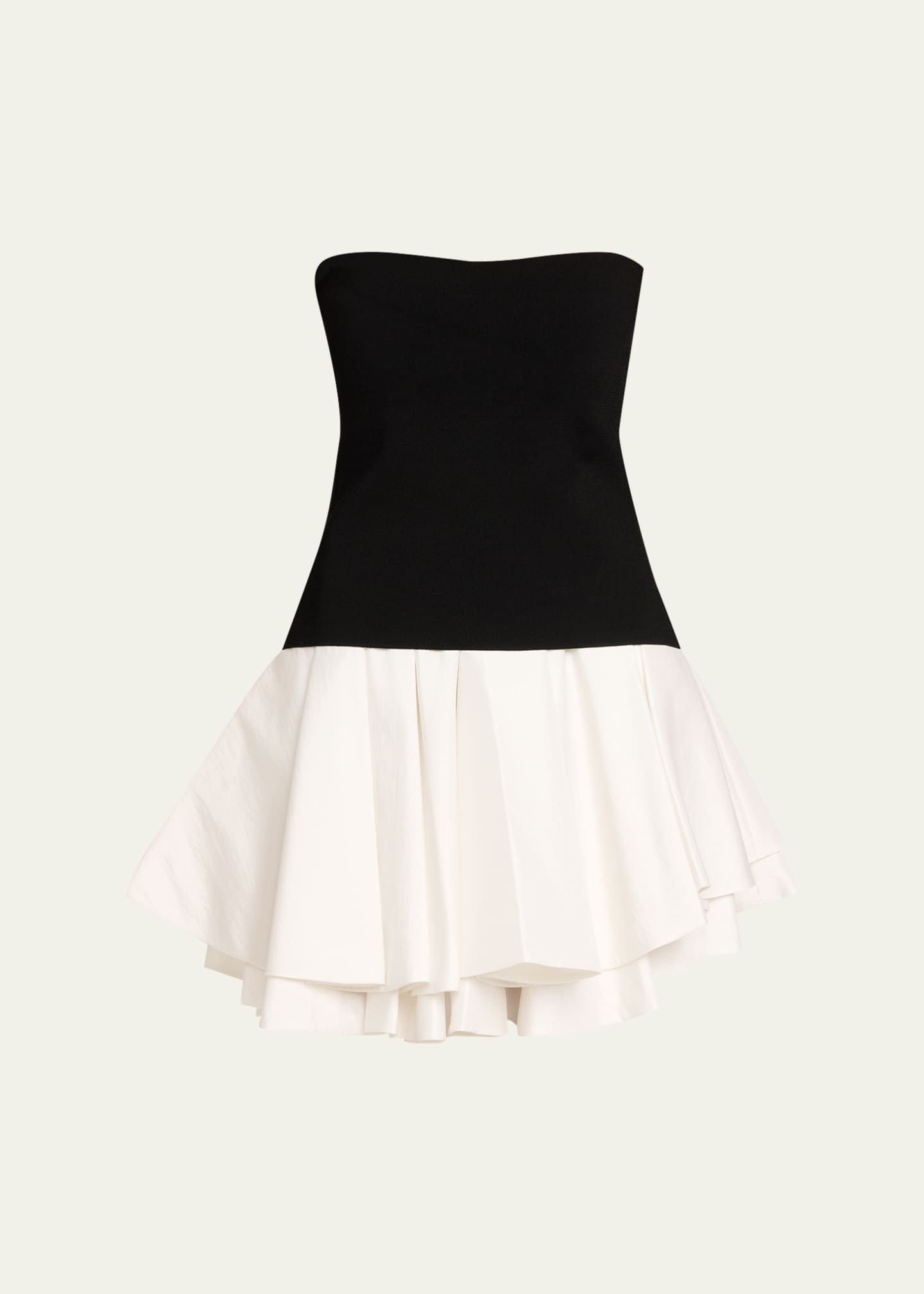 SIMKHAI Isabelle Strapless Drop-Waist Mini Dress - Bergdorf Goodman