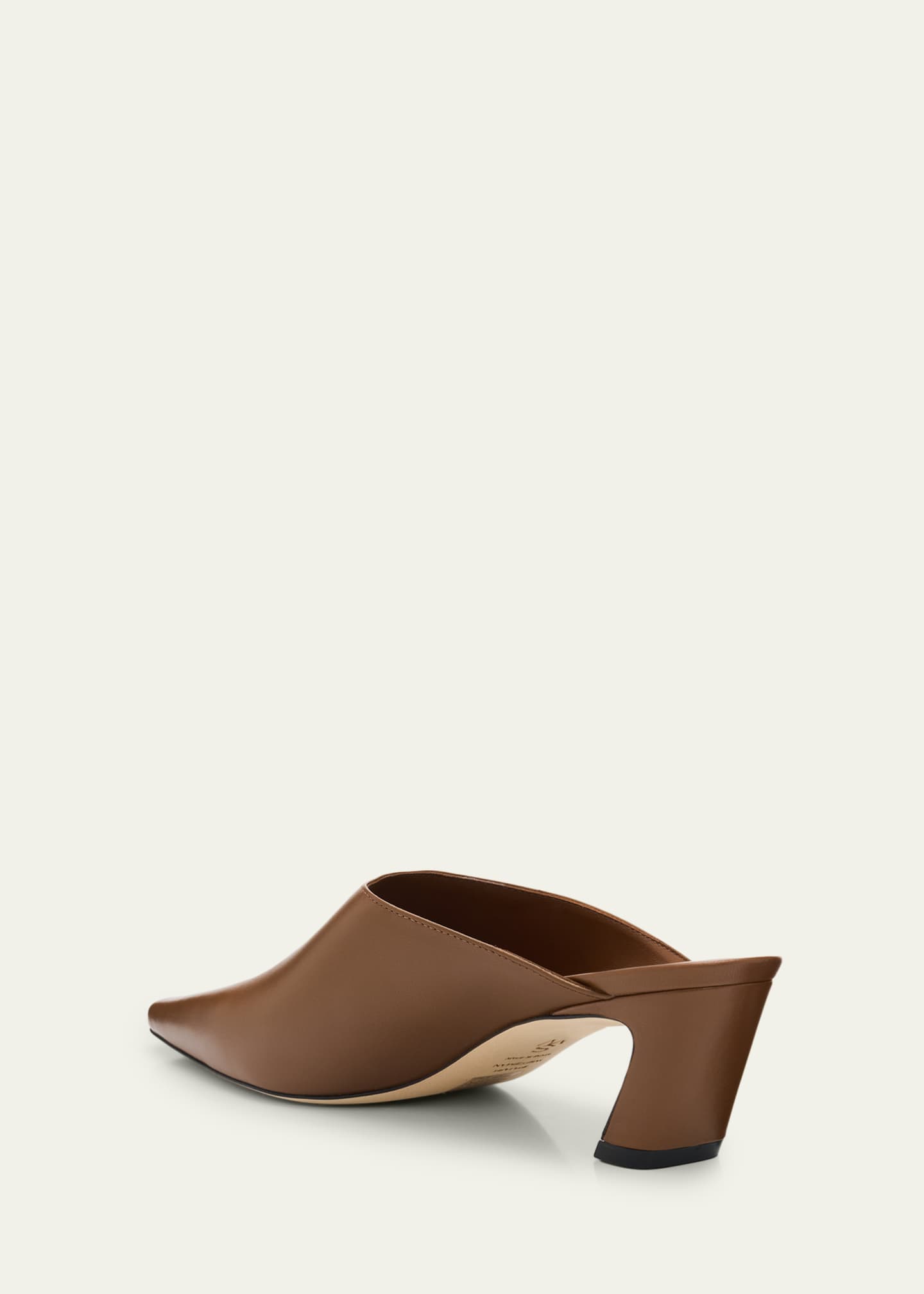 Stuart Weitzman 50mm Stassi Leather Mules - Bergdorf Goodman