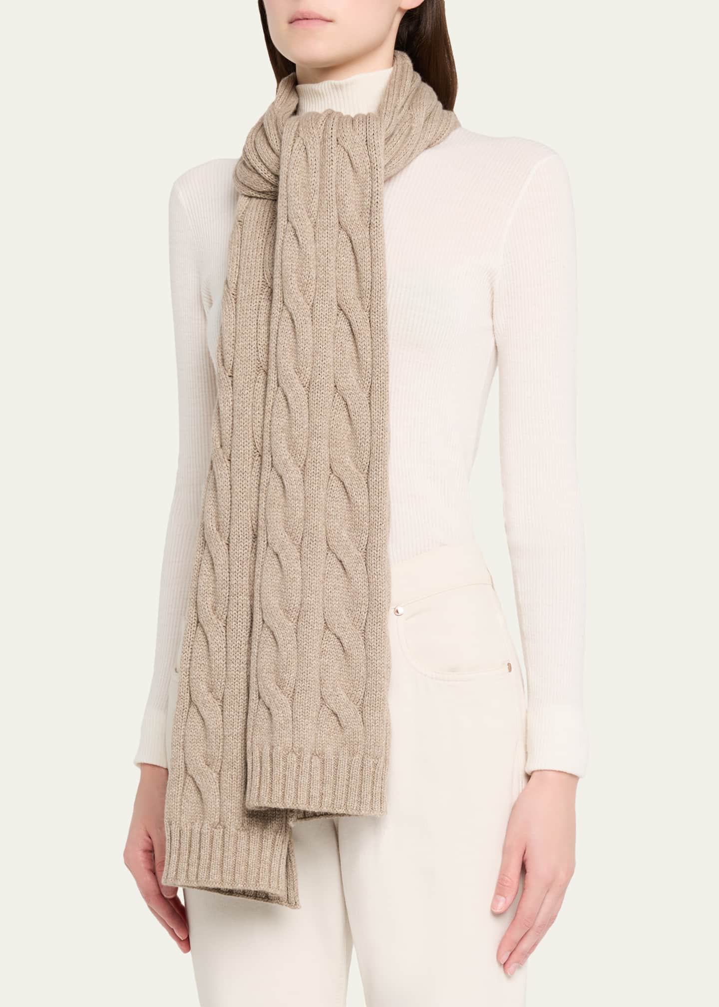Loro Piana Napier Baby Cashmere Coarsehair® Scarf - Bergdorf Goodman