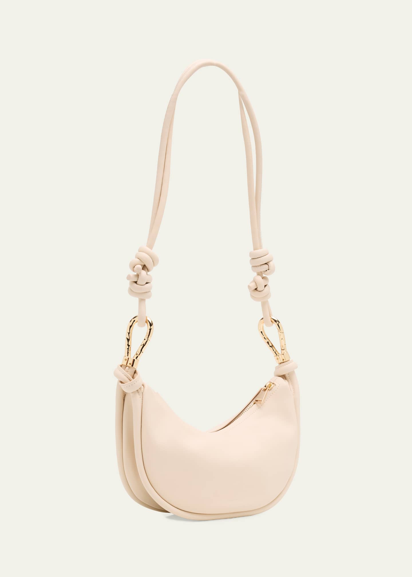 SIMKHAI Avery Curved Leather Crossbody Bag - Bergdorf Goodman