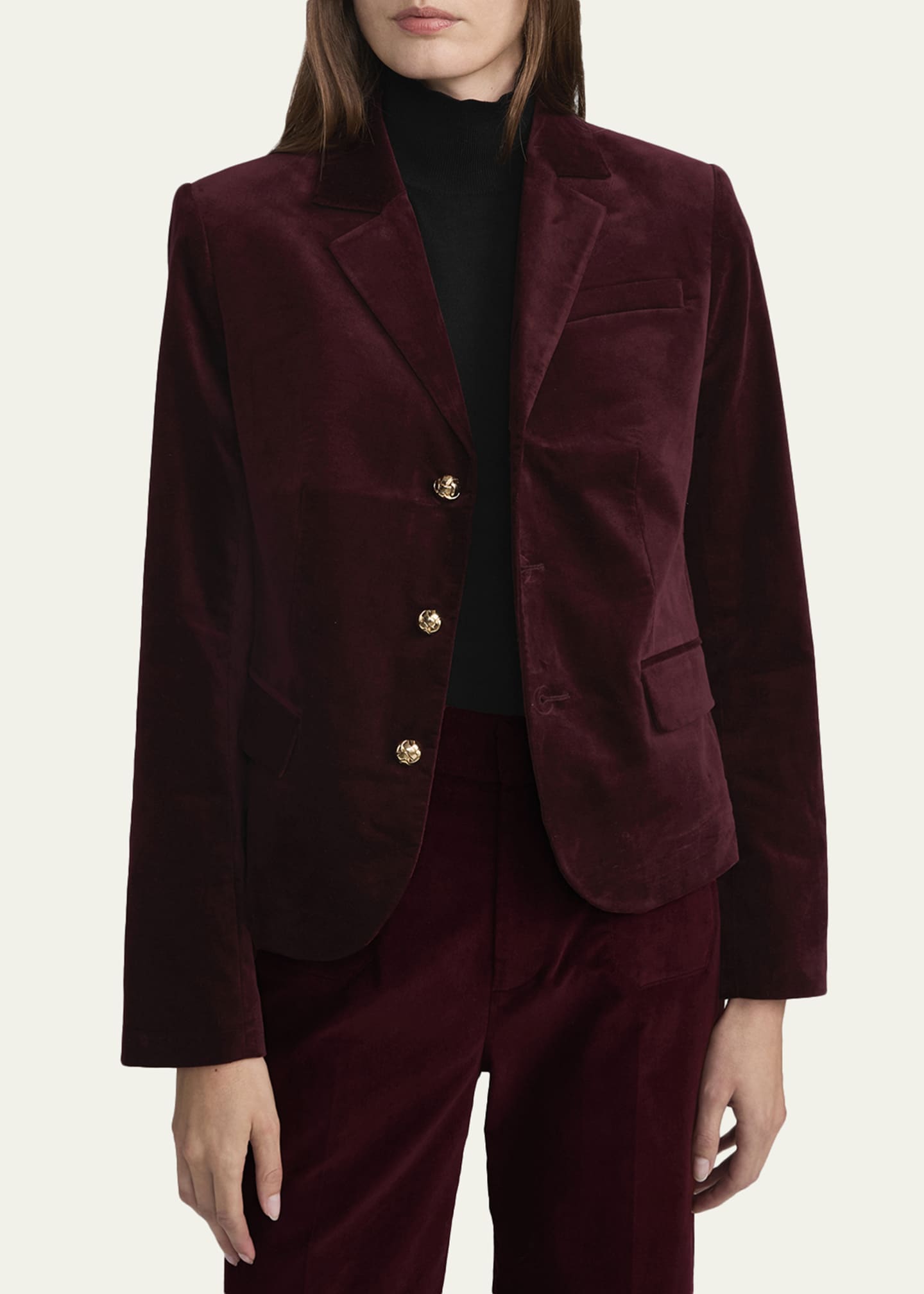 FRAME The Velvet Smart Blazer - Bergdorf Goodman
