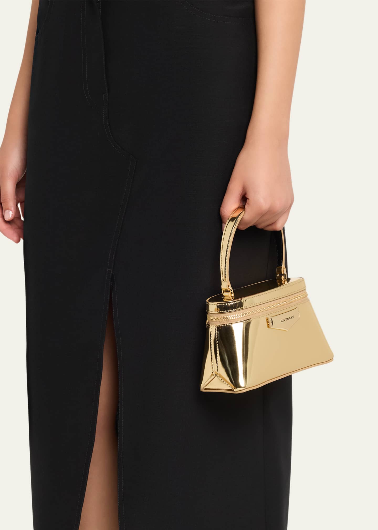 Givenchy Antigona Metallic Leather Vanity Bag - Bergdorf Goodman