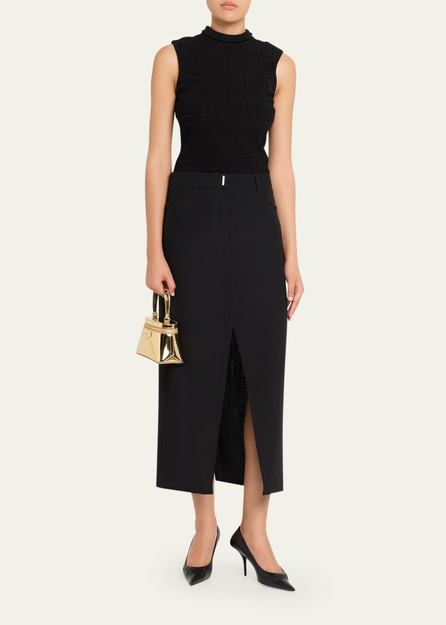 Givenchy Antigona Metallic Leather Vanity Bag - Bergdorf Goodman