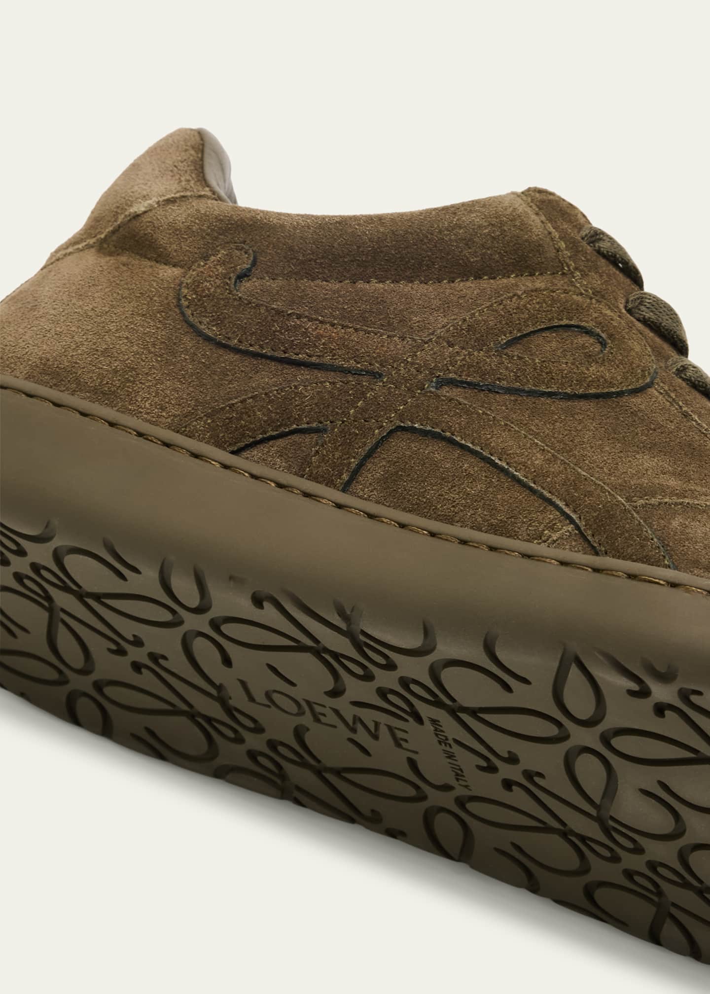 Loewe Men's Jambo Suede Low-Top Sneakers - Bergdorf Goodman