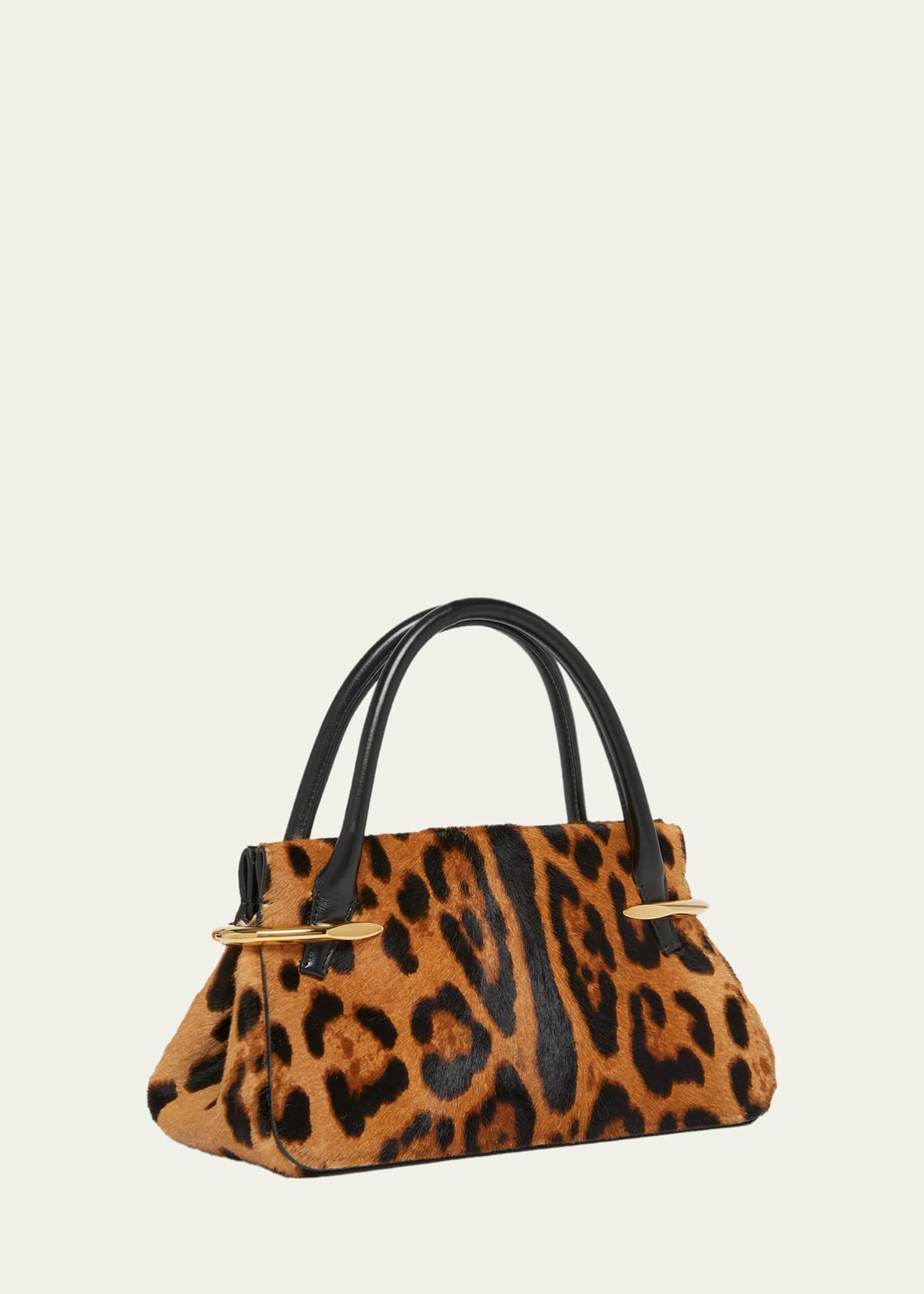 Givenchy Mini Pinch Leopard Pony-Effect Top-Handle Bag - Bergdorf Goodman