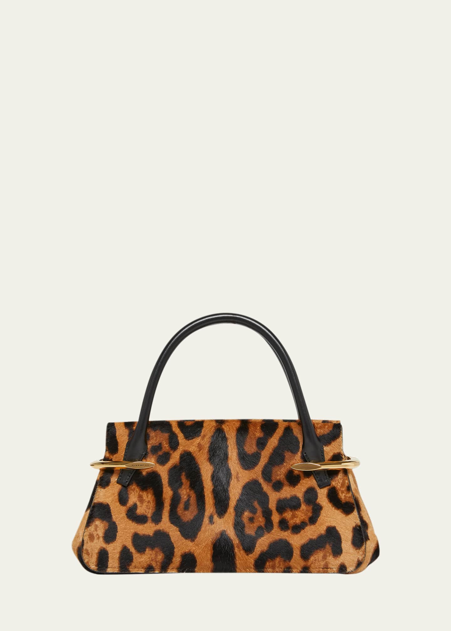 Givenchy Mini Pinch Leopard Pony-Effect Top-Handle Bag - Bergdorf Goodman