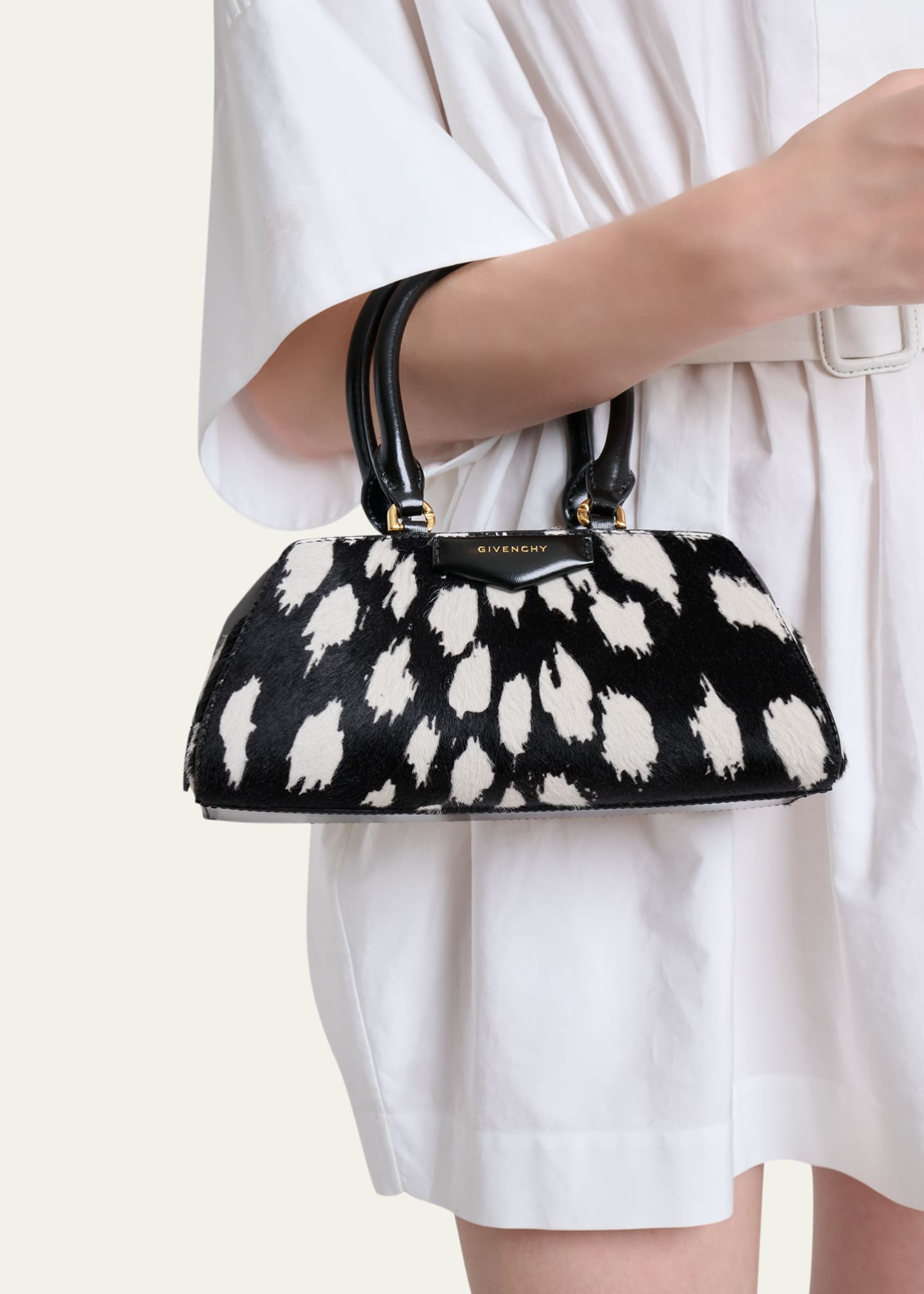 Givenchy Antigona East-West Top-Handle Bag in Calf Hair - Bergdorf Goodman