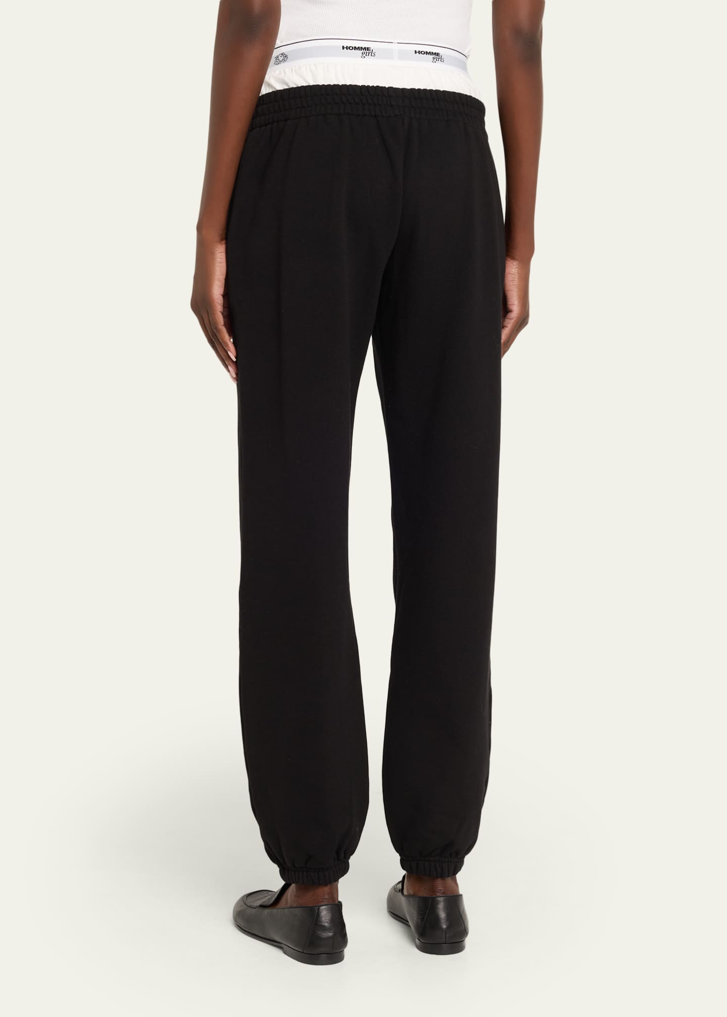 HOMMEGIRLS x Fruit Of The Loom Peekaboo Boxer Straight-Leg Ankle ...