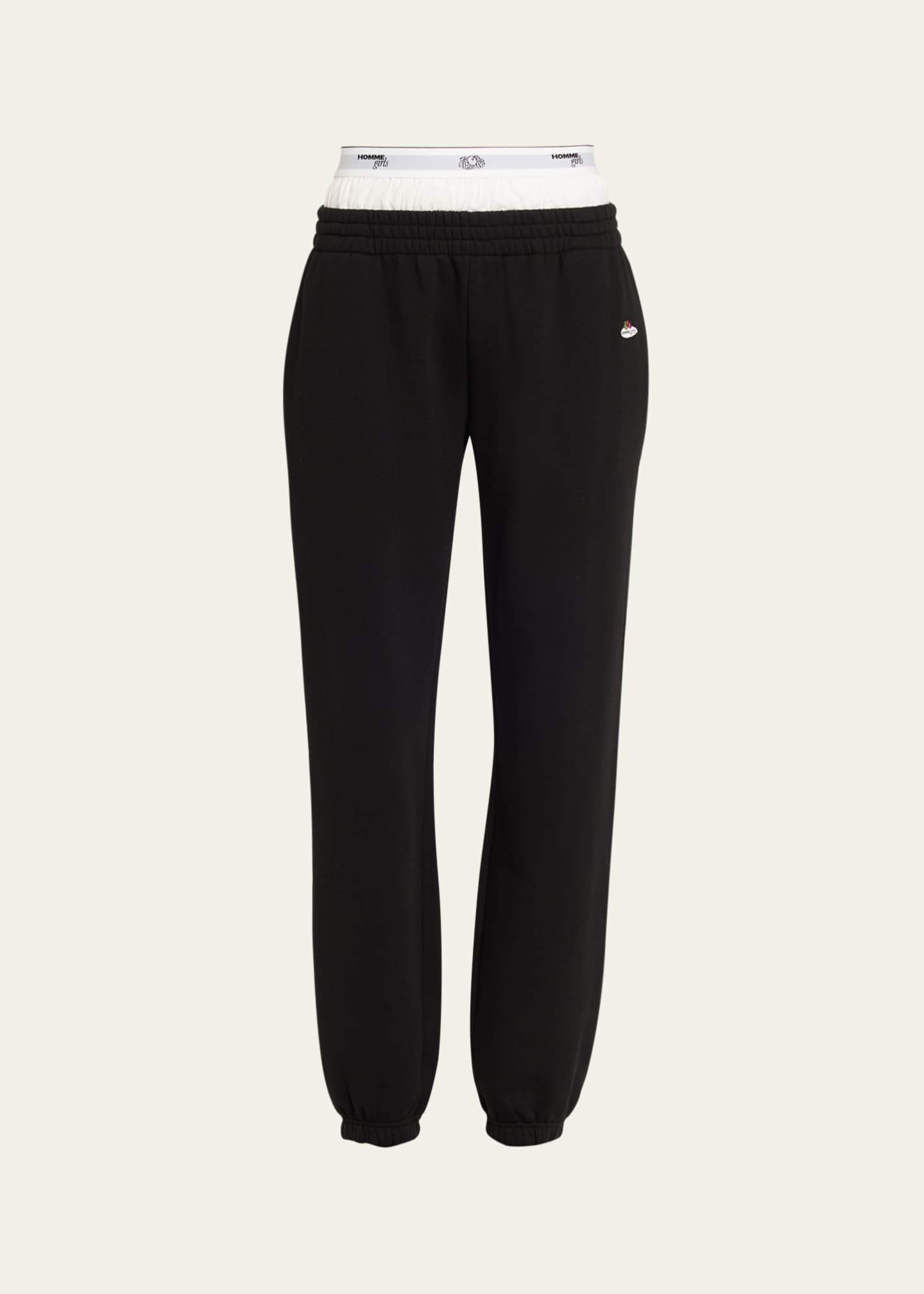 HOMMEGIRLS x Fruit Of The Loom Peekaboo Boxer Straight-Leg Ankle ...