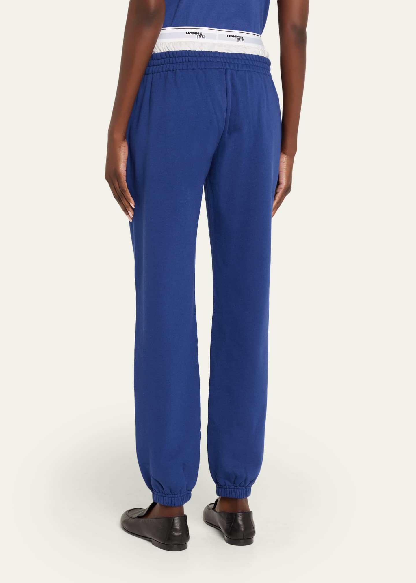HOMMEGIRLS x Fruit Of The Loom Peekaboo Boxer Straight-Leg Ankle ...