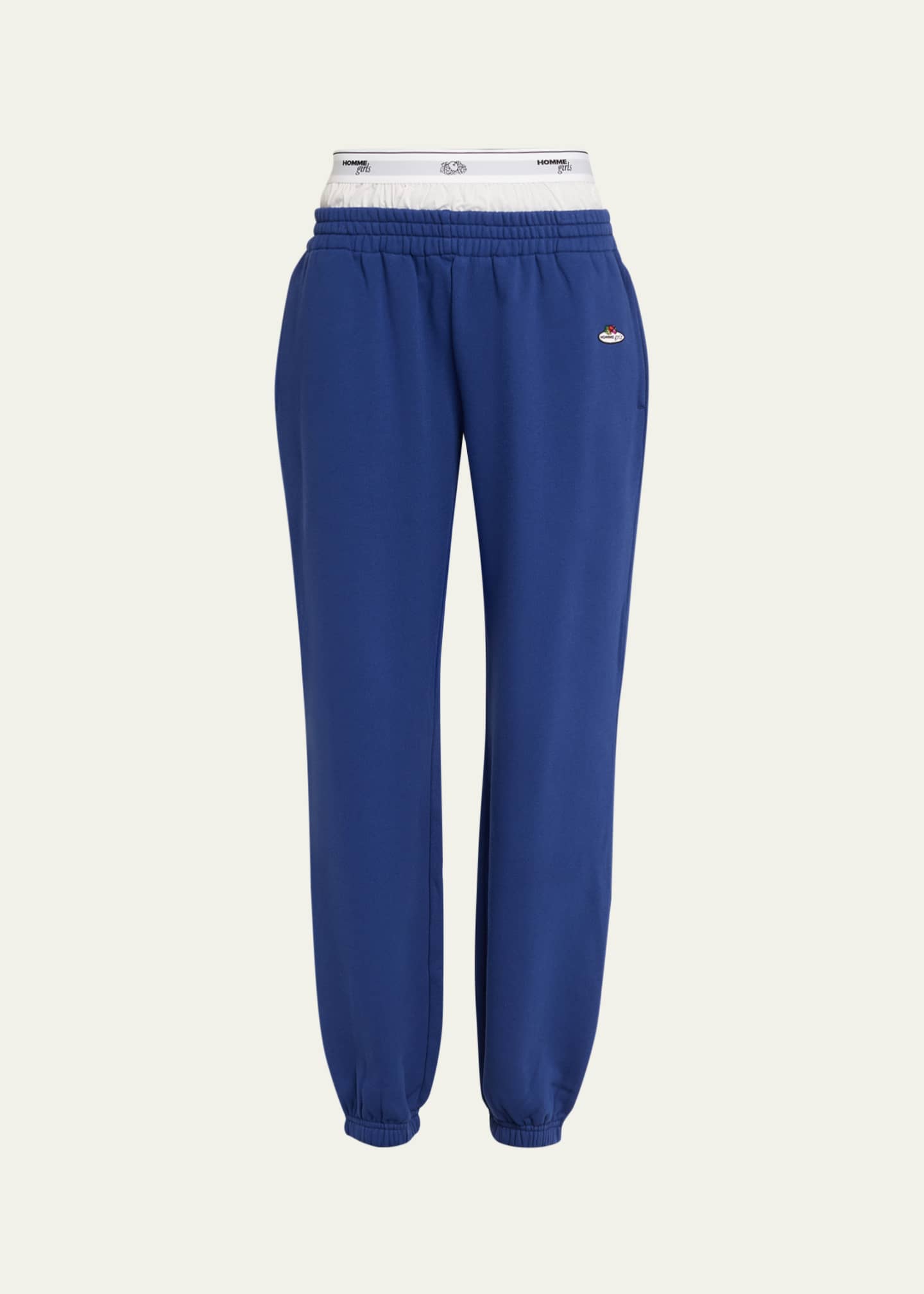 HOMMEGIRLS x Fruit Of The Loom Peekaboo Boxer Straight-Leg Ankle ...