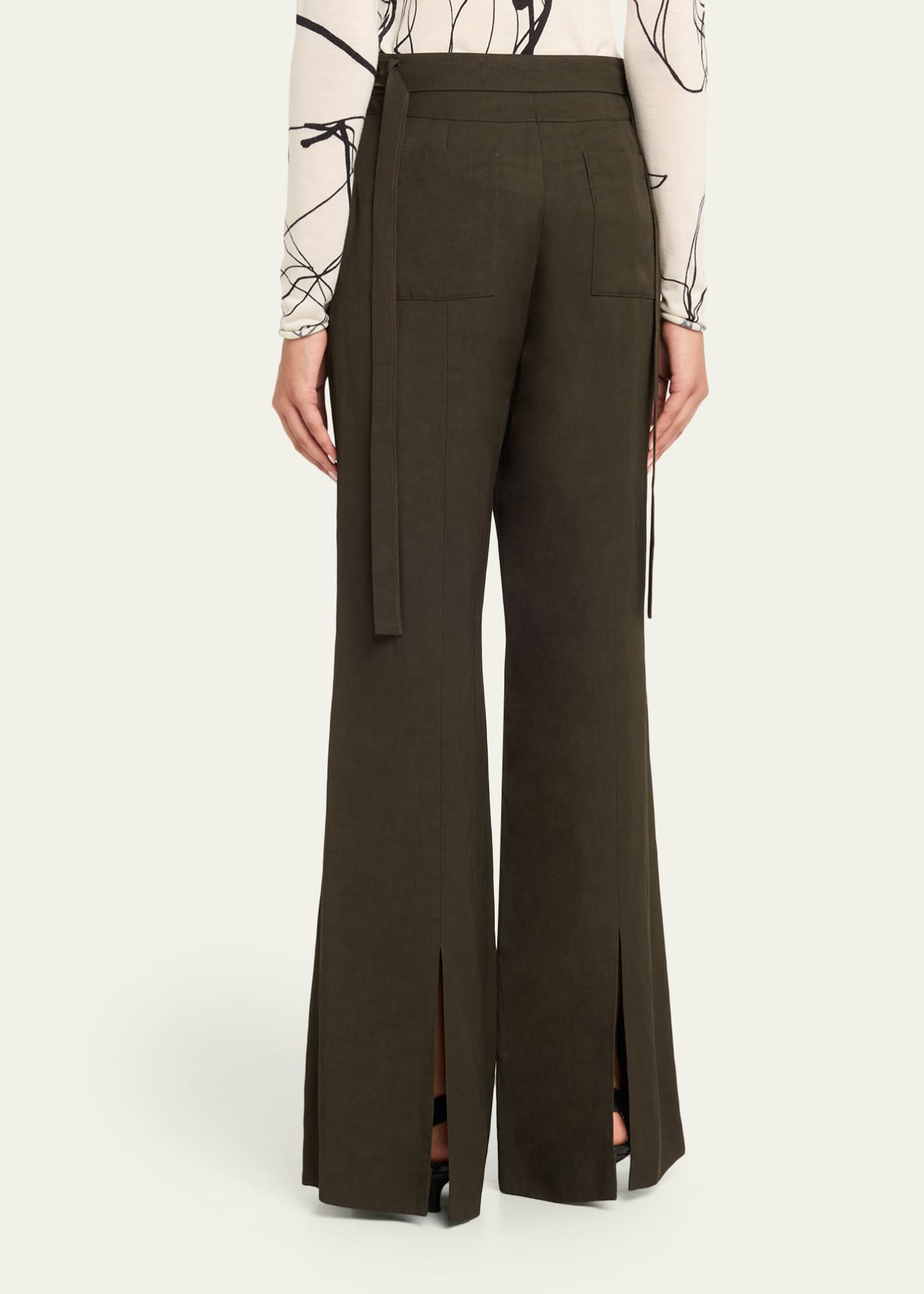 Jason Wu Collection Soft Suiting Flare-Leg Pants - Bergdorf Goodman