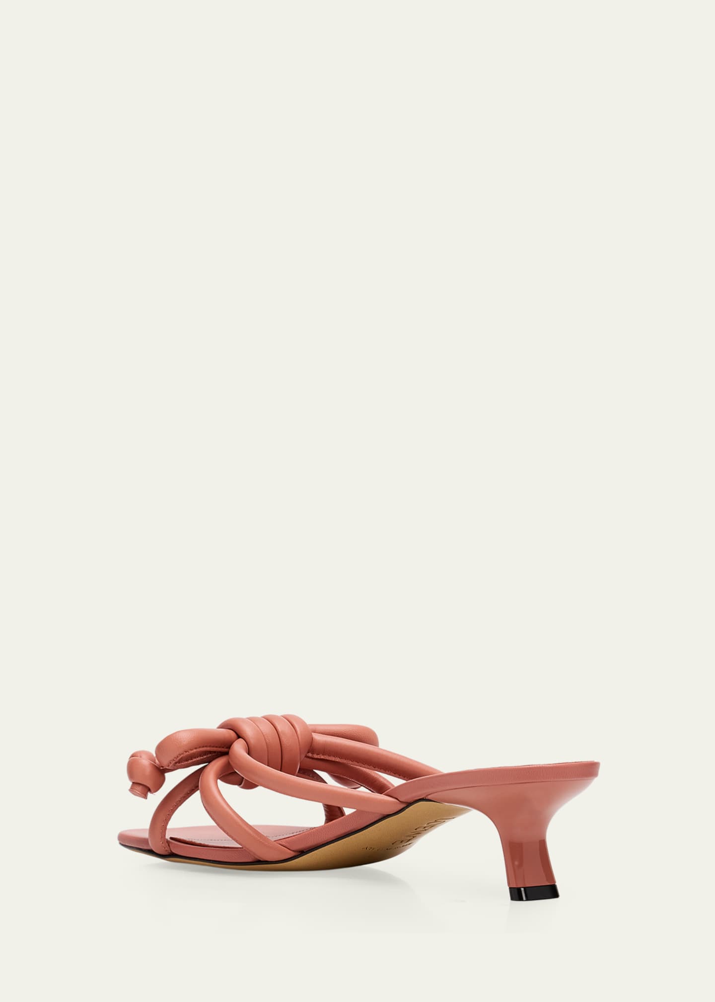 Loewe 45mm Flamenco Leather Knot Sandals - Bergdorf Goodman