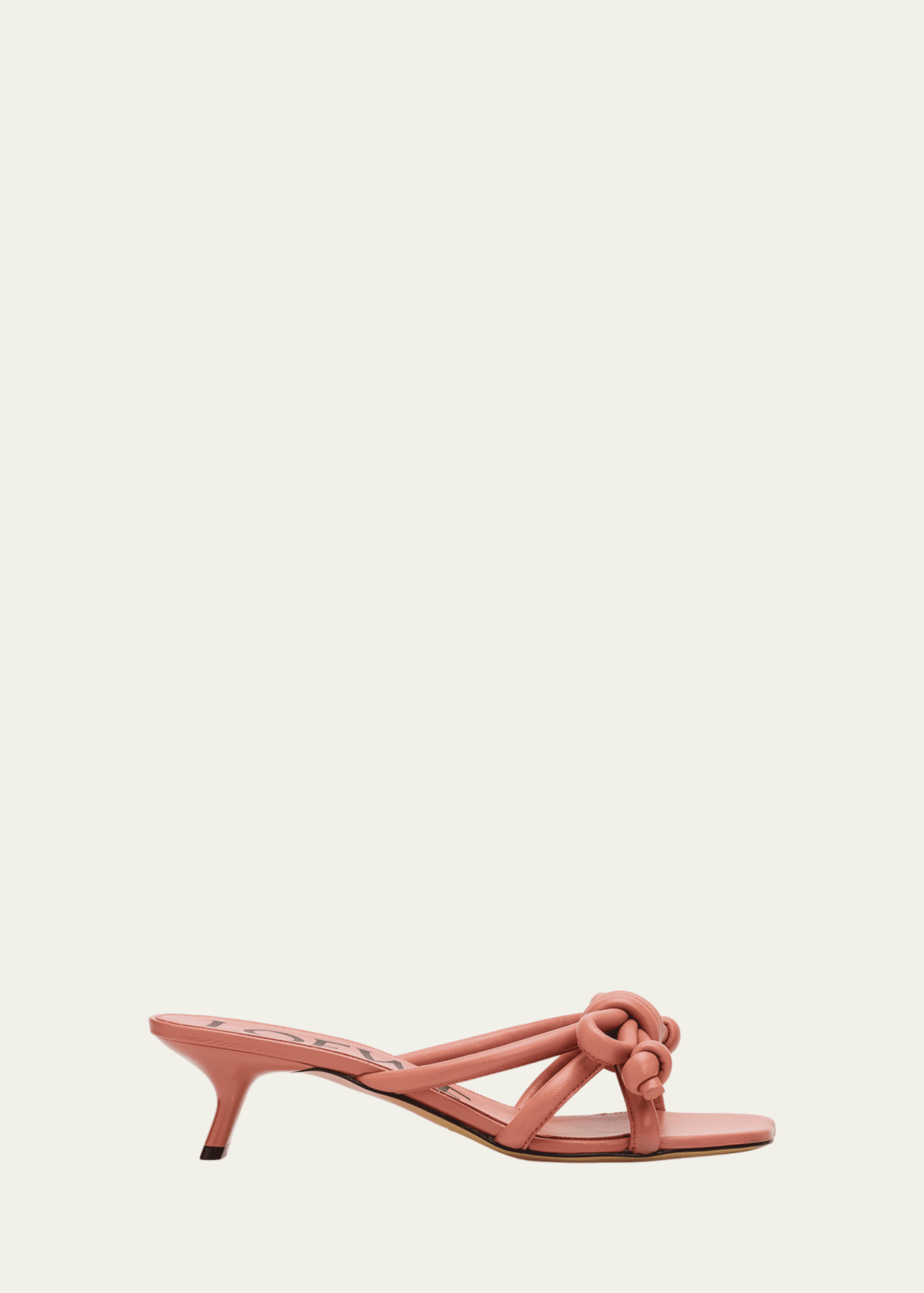 Loewe 45mm Flamenco Leather Knot Sandals - Bergdorf Goodman