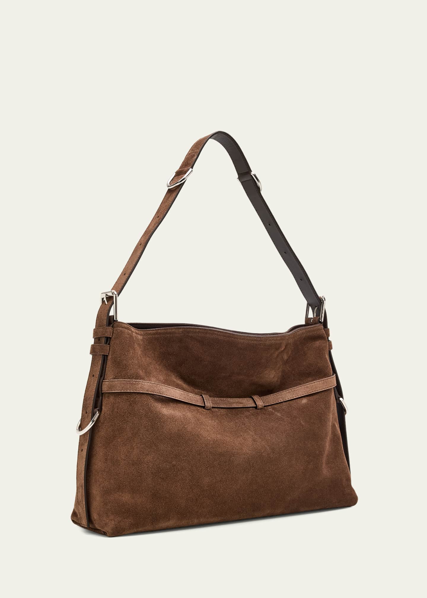 Givenchy Medium Voyou Suede Shoulder Bag - Bergdorf Goodman