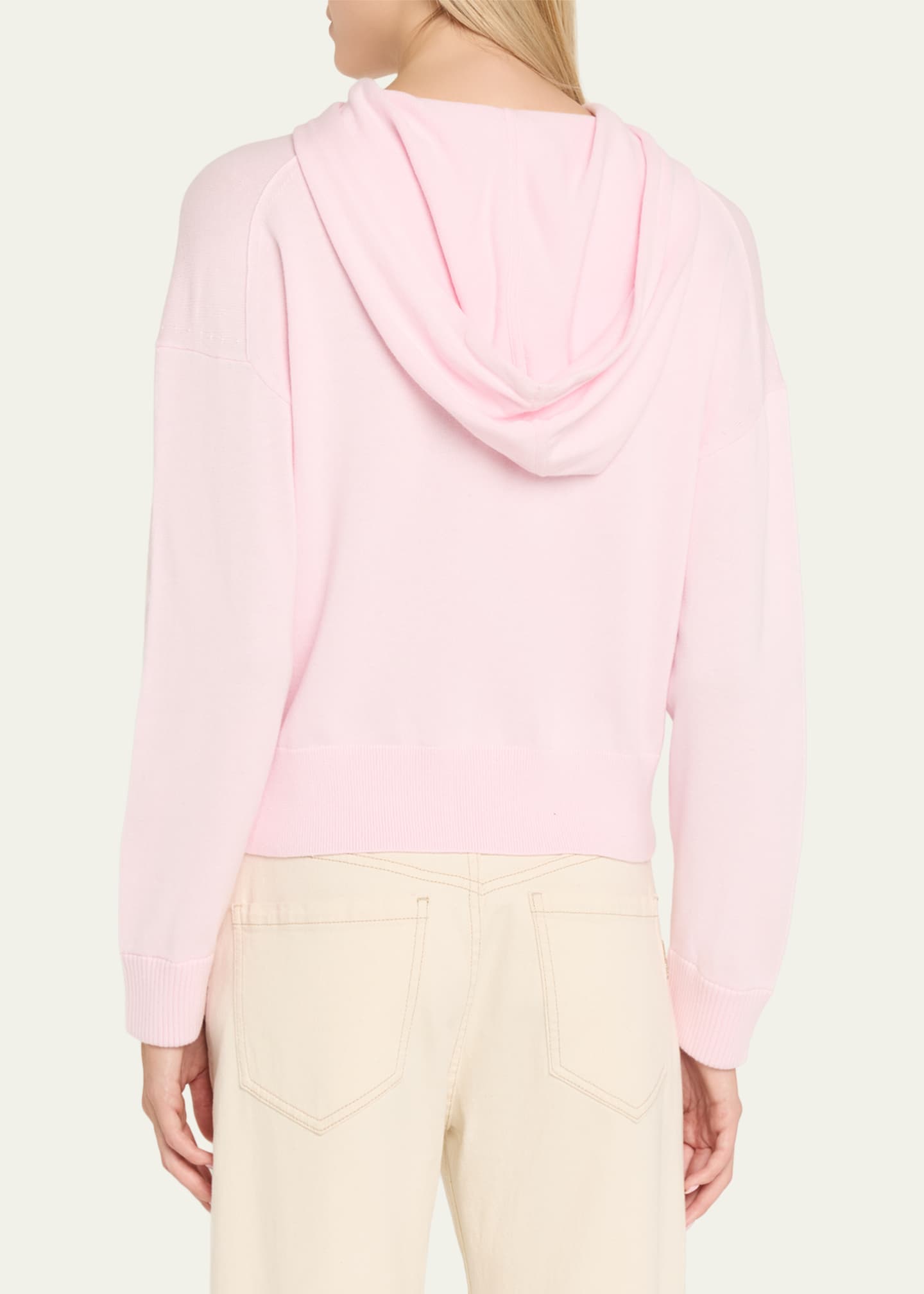 SIMKHAI Cashmere-Cotton Hoodie - Bergdorf Goodman