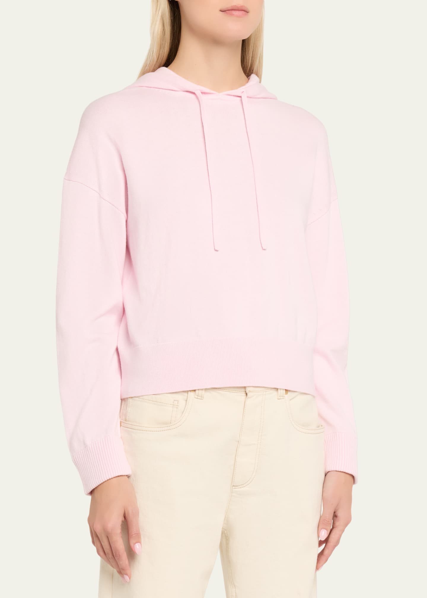 SIMKHAI Cashmere-Cotton Hoodie - Bergdorf Goodman