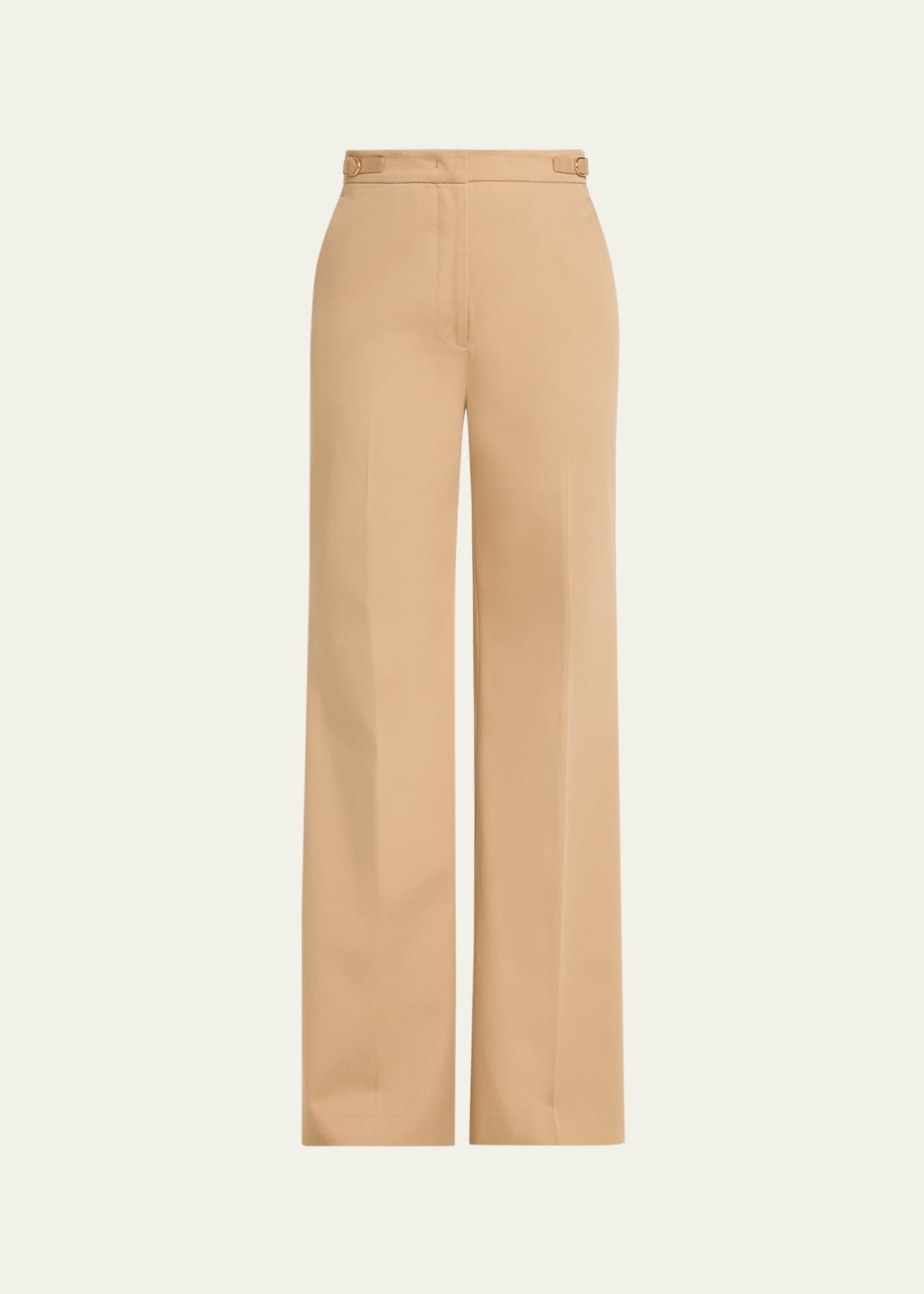 Gabriela Hearst Vesta Cotton Twill Flare Pants - Bergdorf Goodman