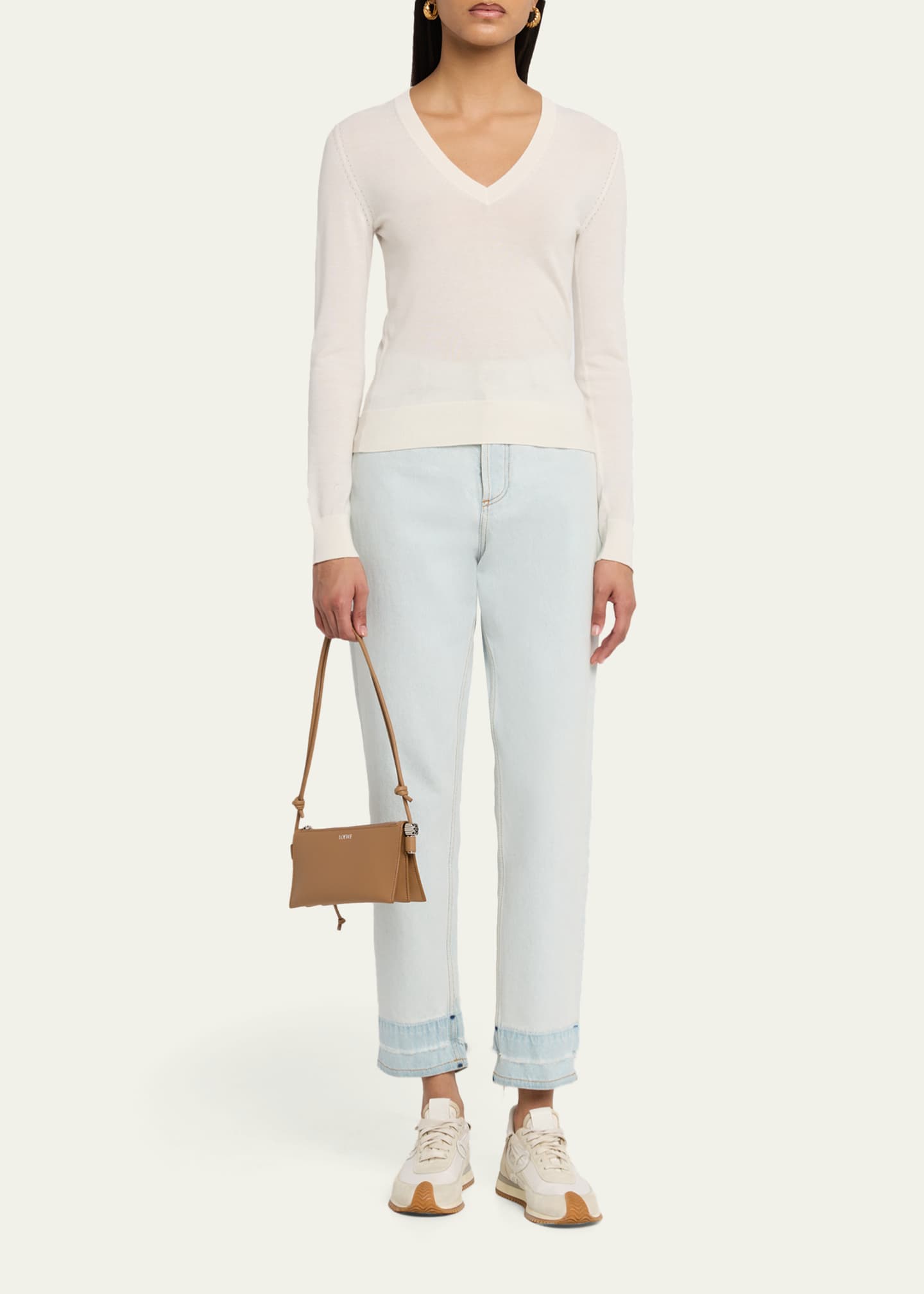 Loewe Joya Nappa Leather Shoulder Bag - Bergdorf Goodman