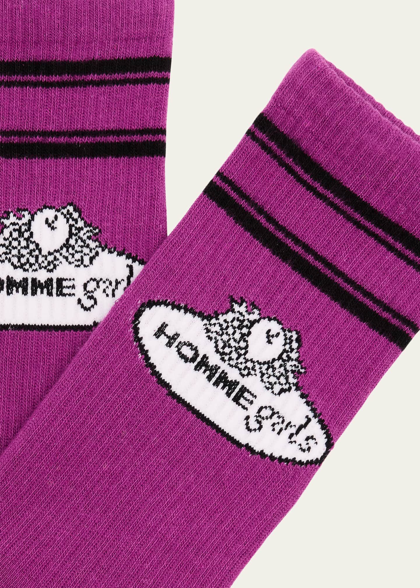 HOMMEGIRLS x Fruit Of The Loom 3-Pack Crew Socks - Bergdorf Goodman
