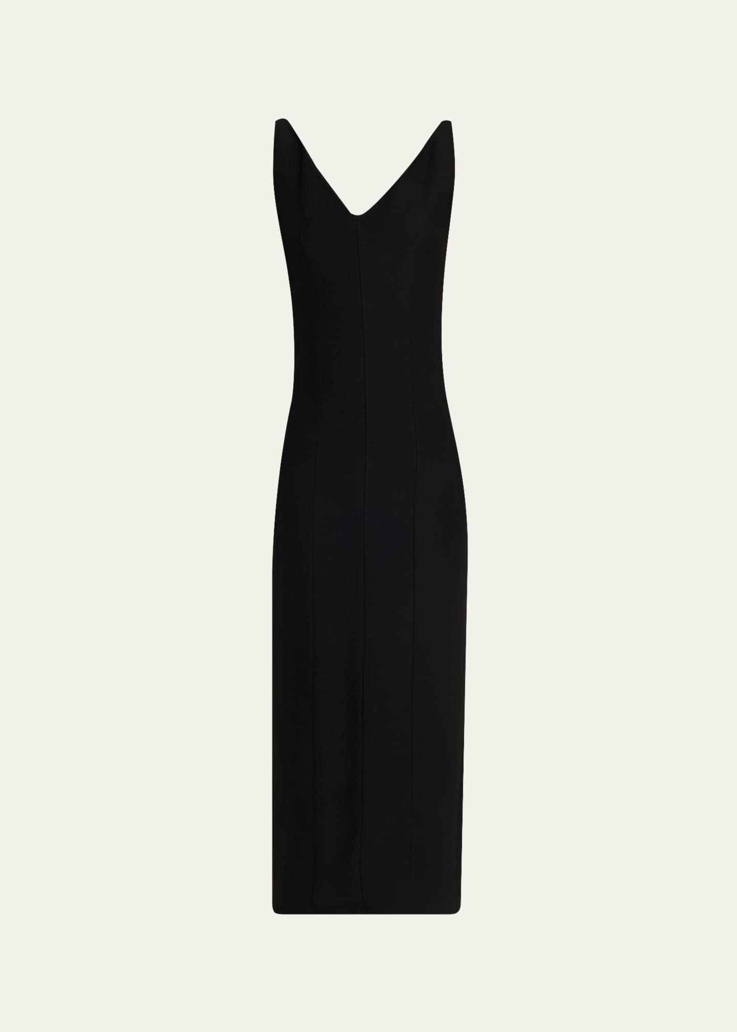 Adam Lippes Willa Sleeveless Silk Wool Midi Dress - Bergdorf Goodman